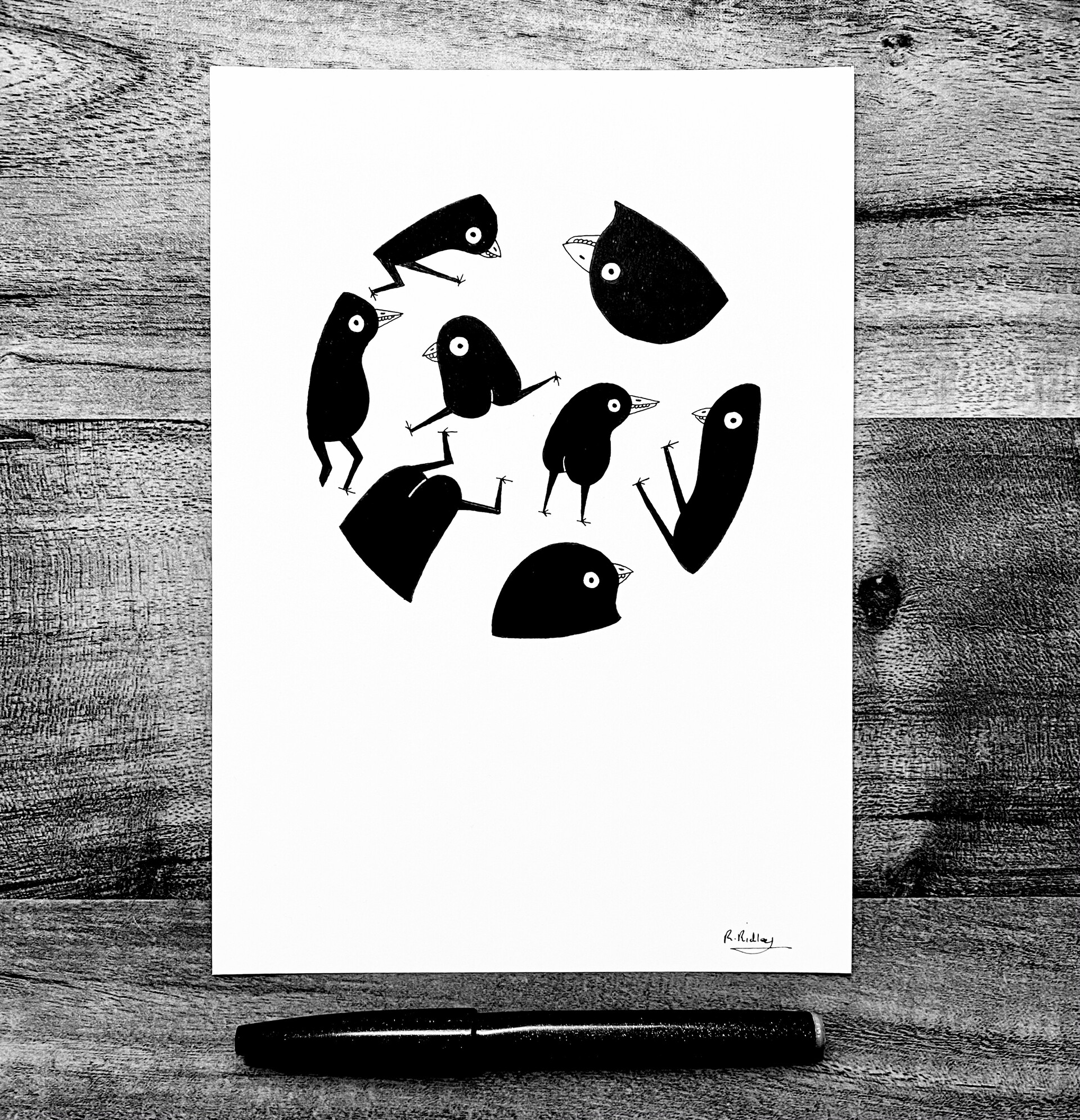 ArtStation - Circle Birds