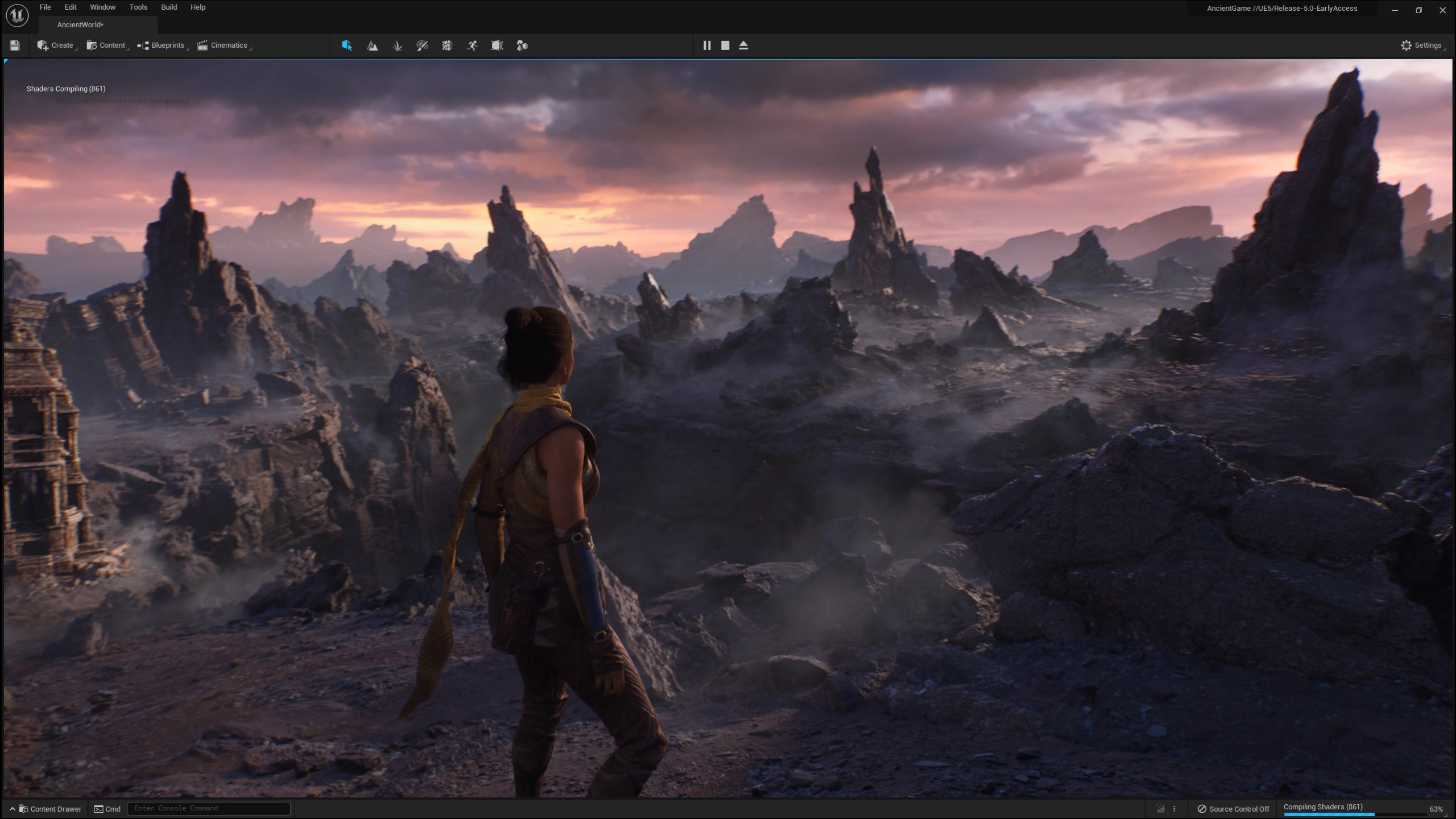 Asher Zhu - [UE5] Volumetric Painting framework I created in Valley of the Ancient demo (fog ...