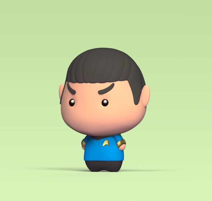 Usagipan 3D Studios - Cute Spock