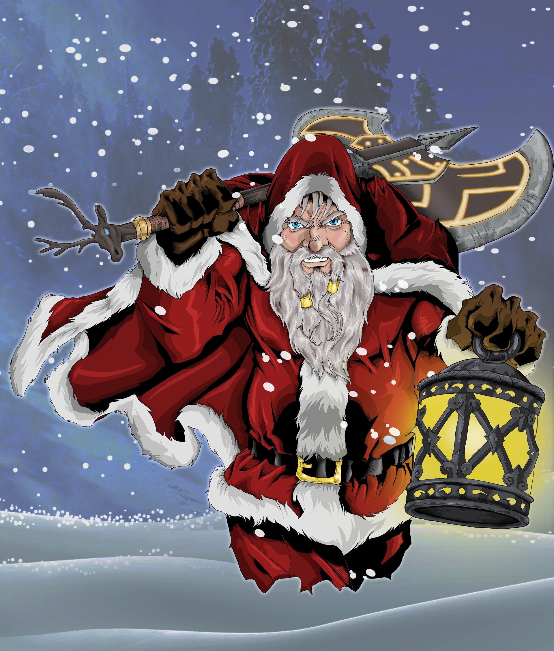 ArtStation - Santa Claus - Axe variant