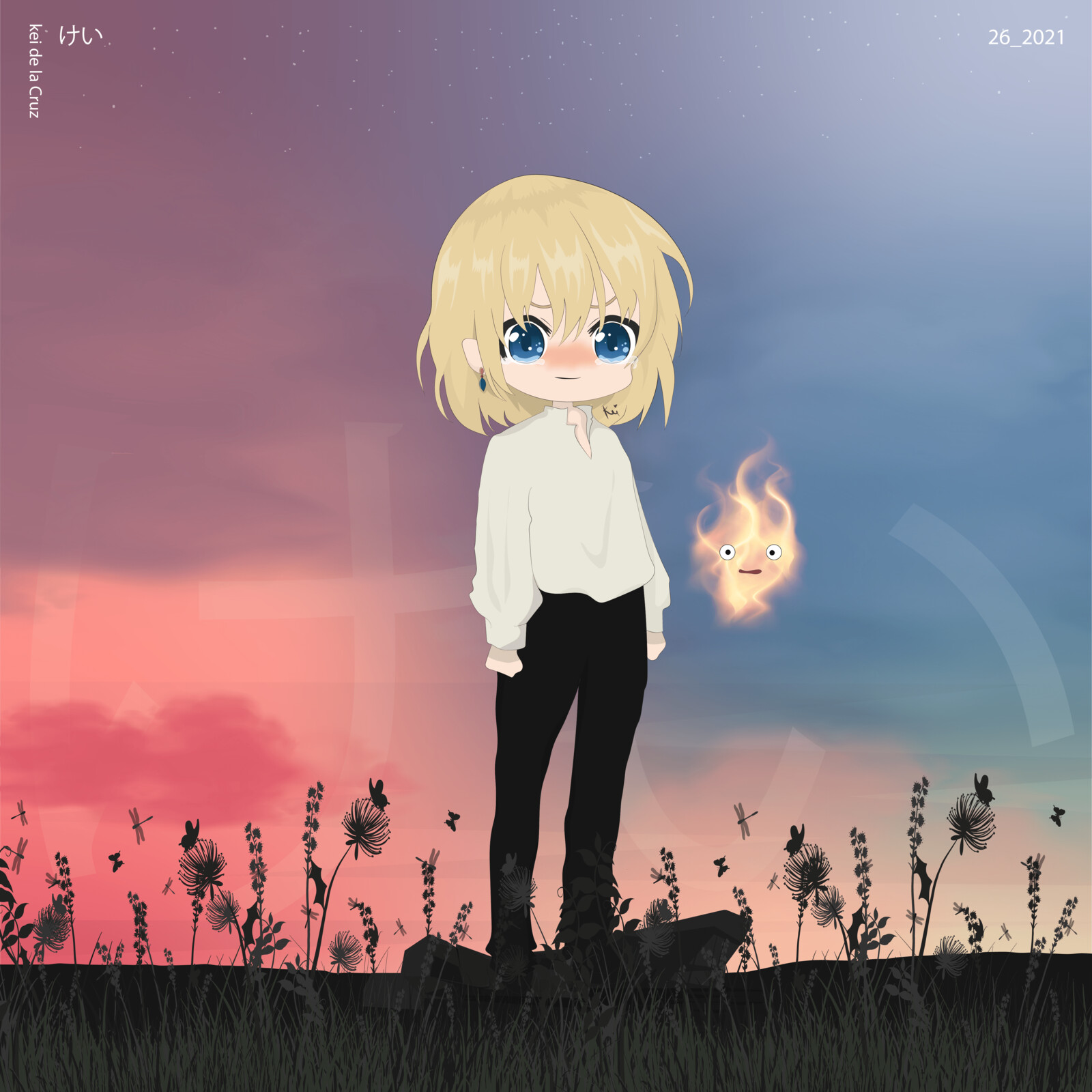 Kei de la Cruz - Studio Ghibli Chibis