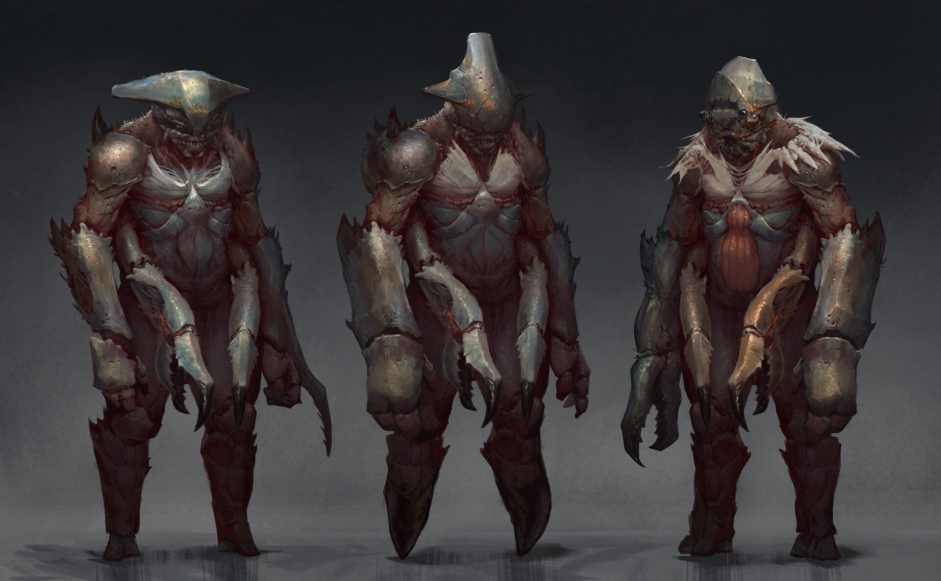 Billy Roberts - Crab Humanoid Concept Art Game Design