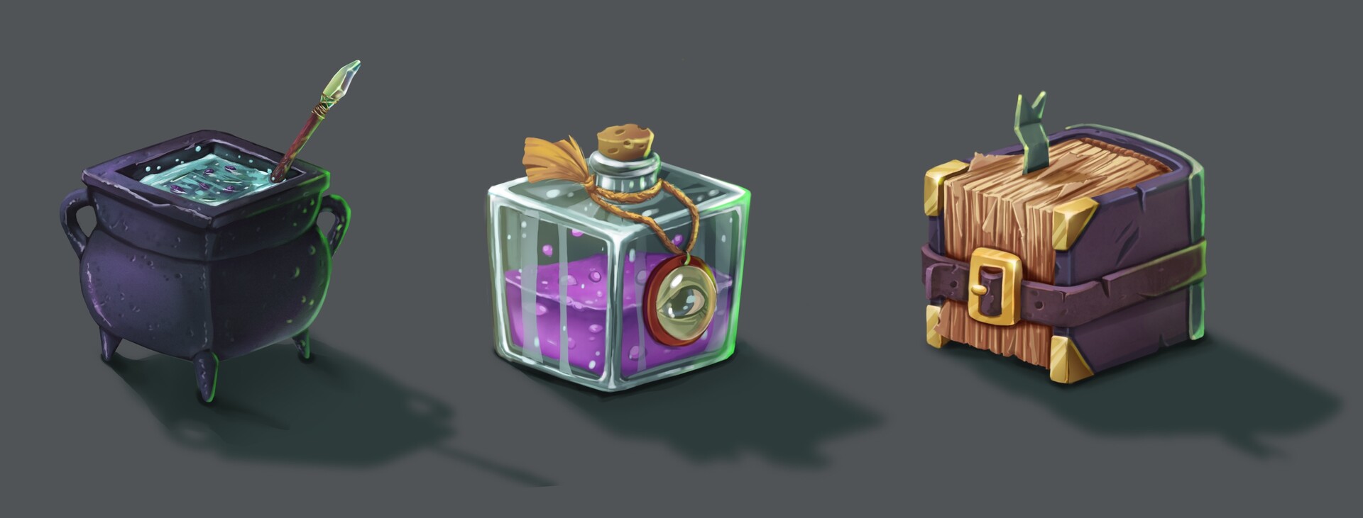 ArtStation - Witch set