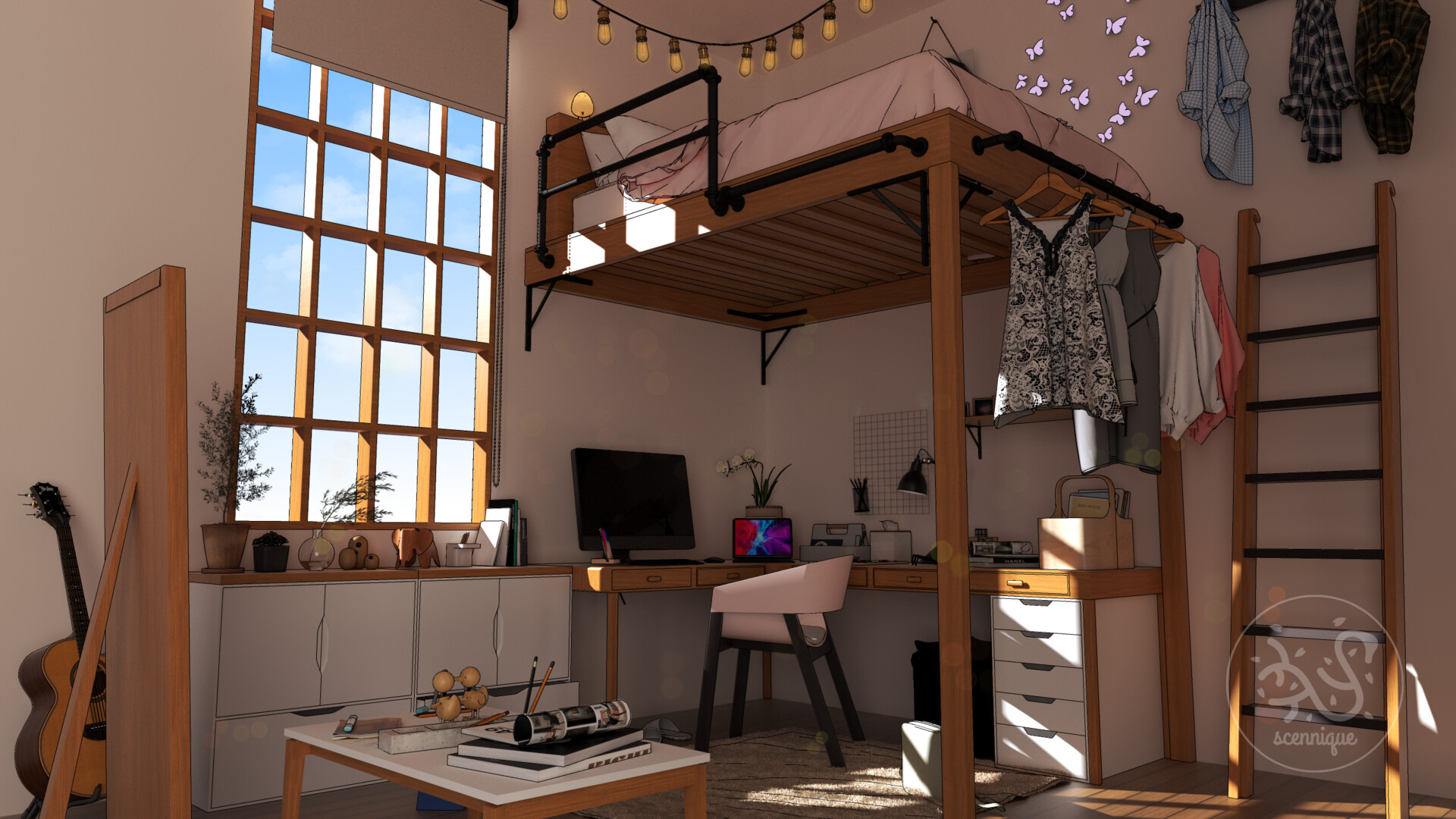 ArtStation - Small Cozy Room