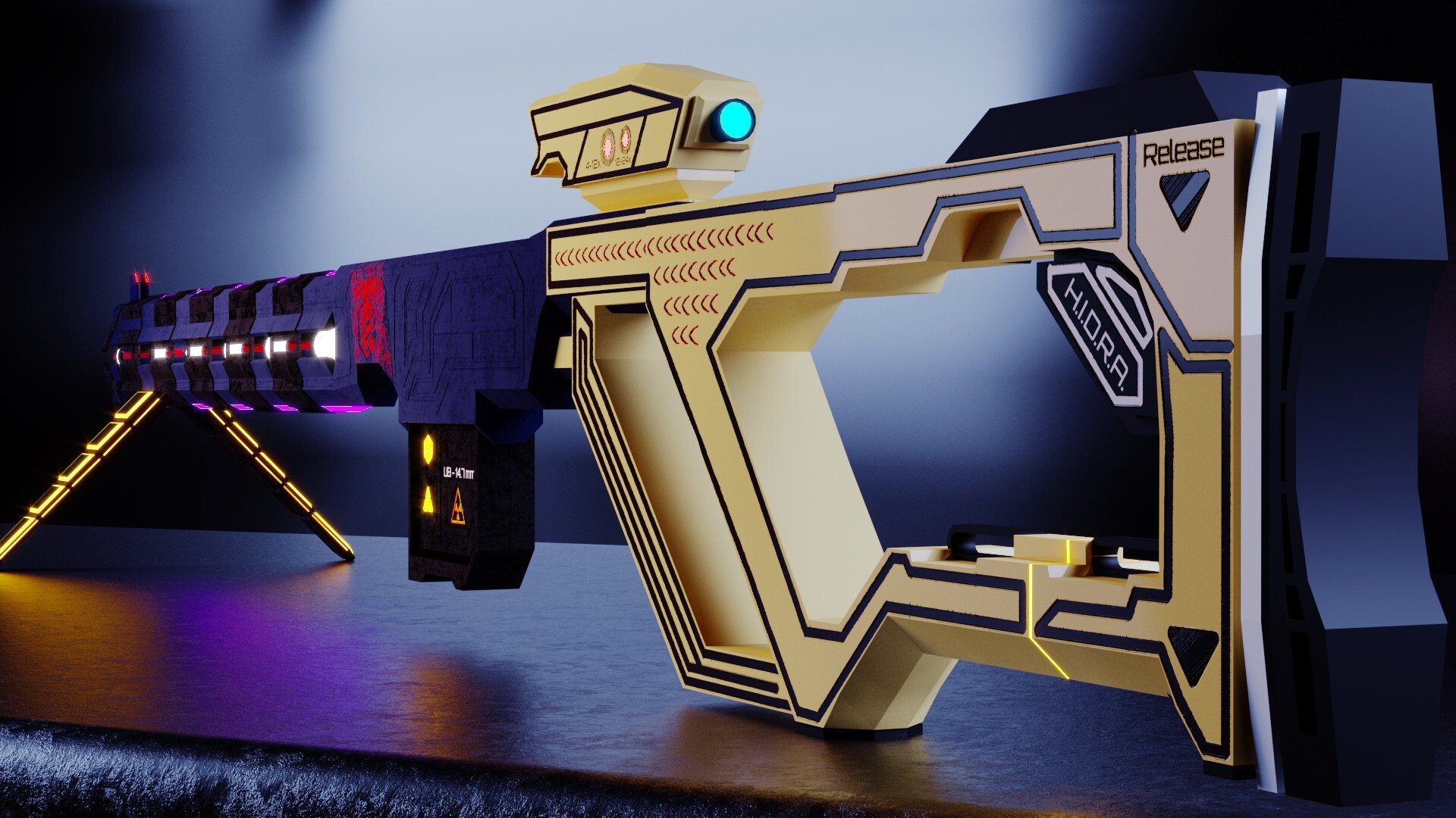 ArtStation - Sniper rifle E.W.A.