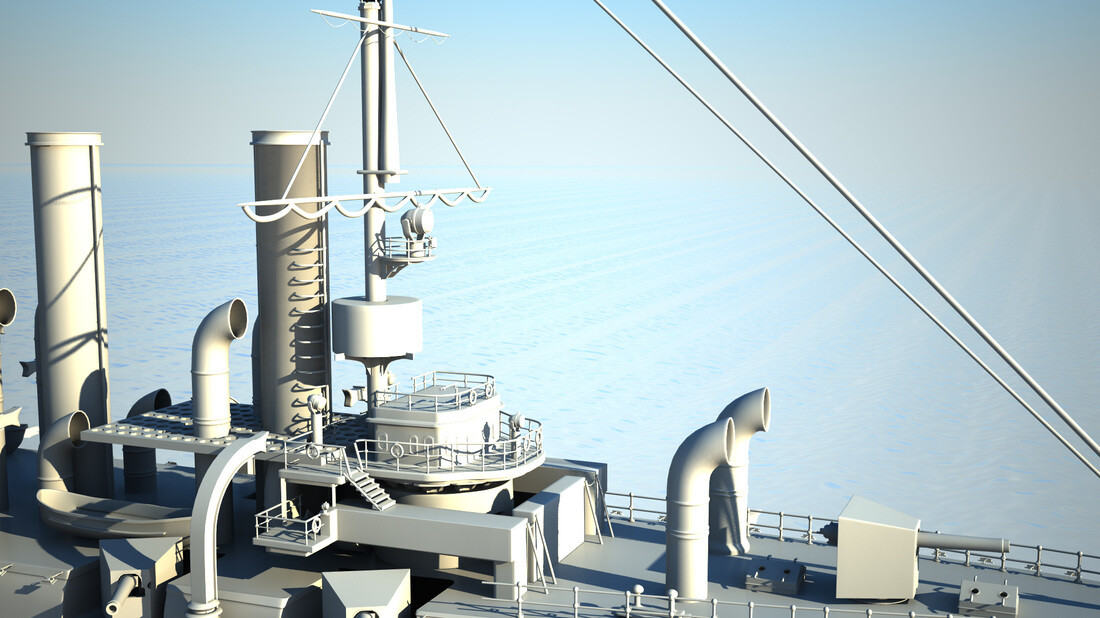 ArtStation - Aurora Cruiser WIP