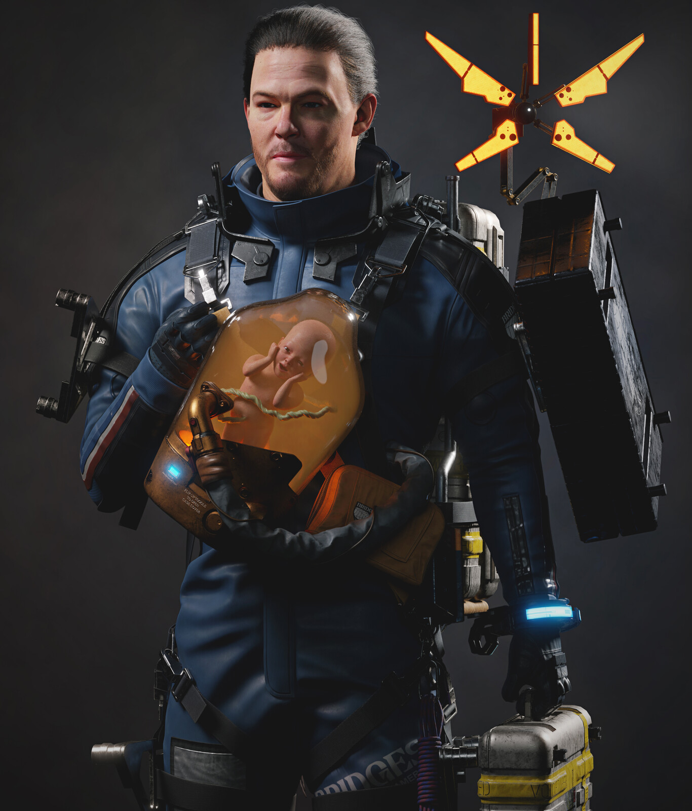 MD Utsho - Sam - Death stranding Fan art