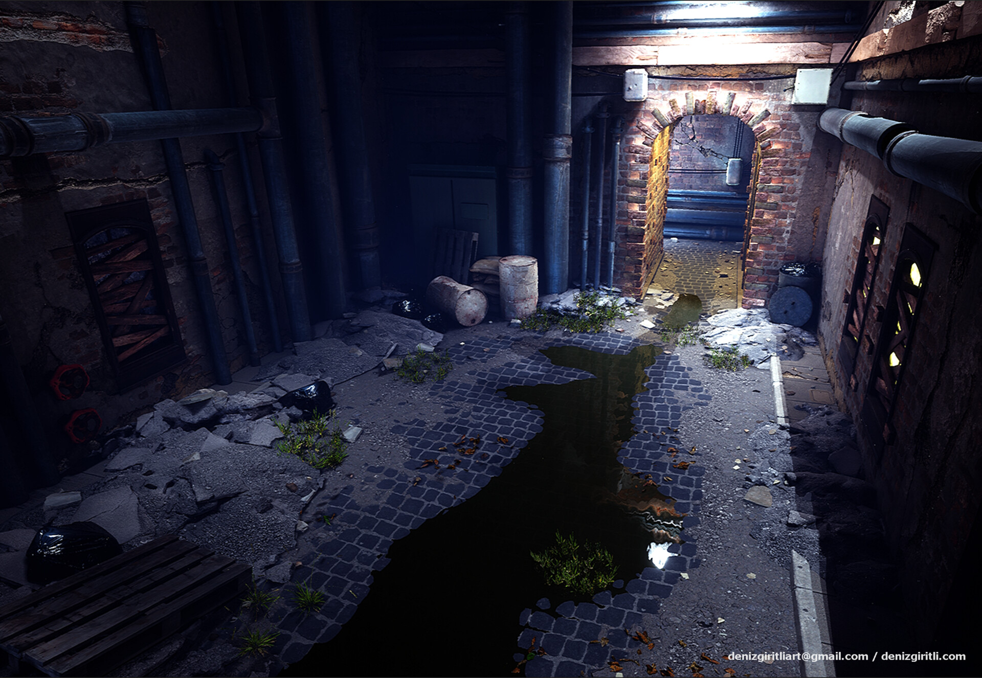 Deniz Giritli - Abandoned Alley - Unreal Engine