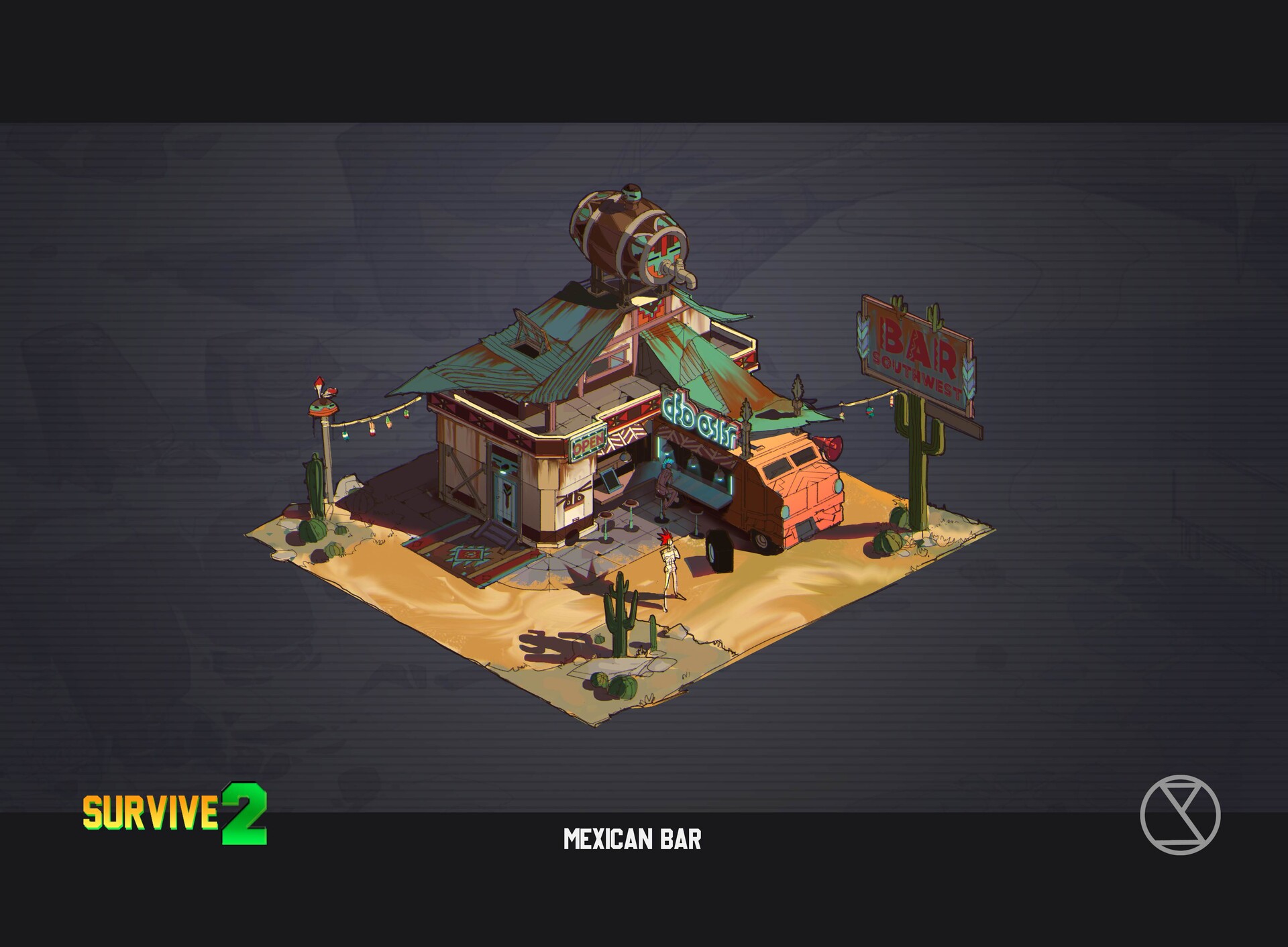 ArtStation - Building concept designs-mexican bar