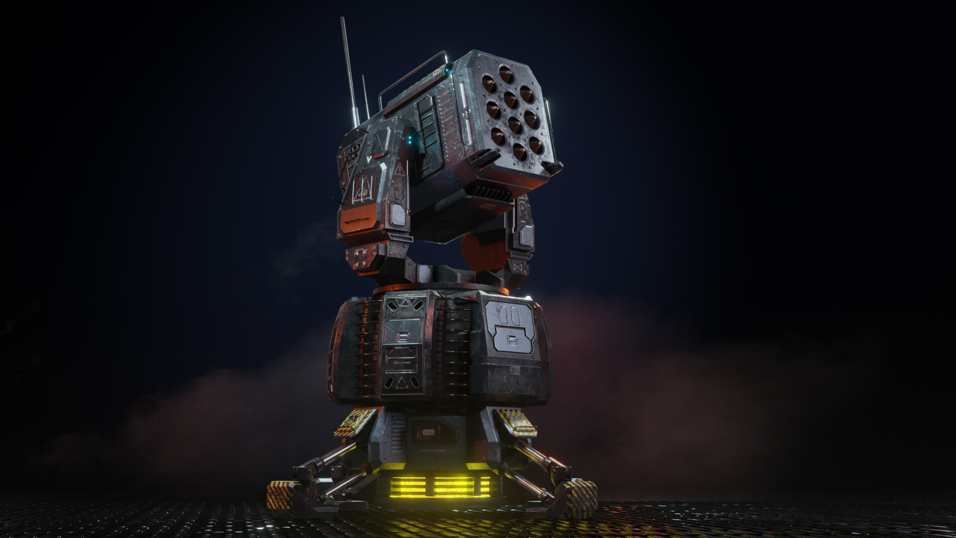 ArtStation - Auto Turret Mk. 2-1