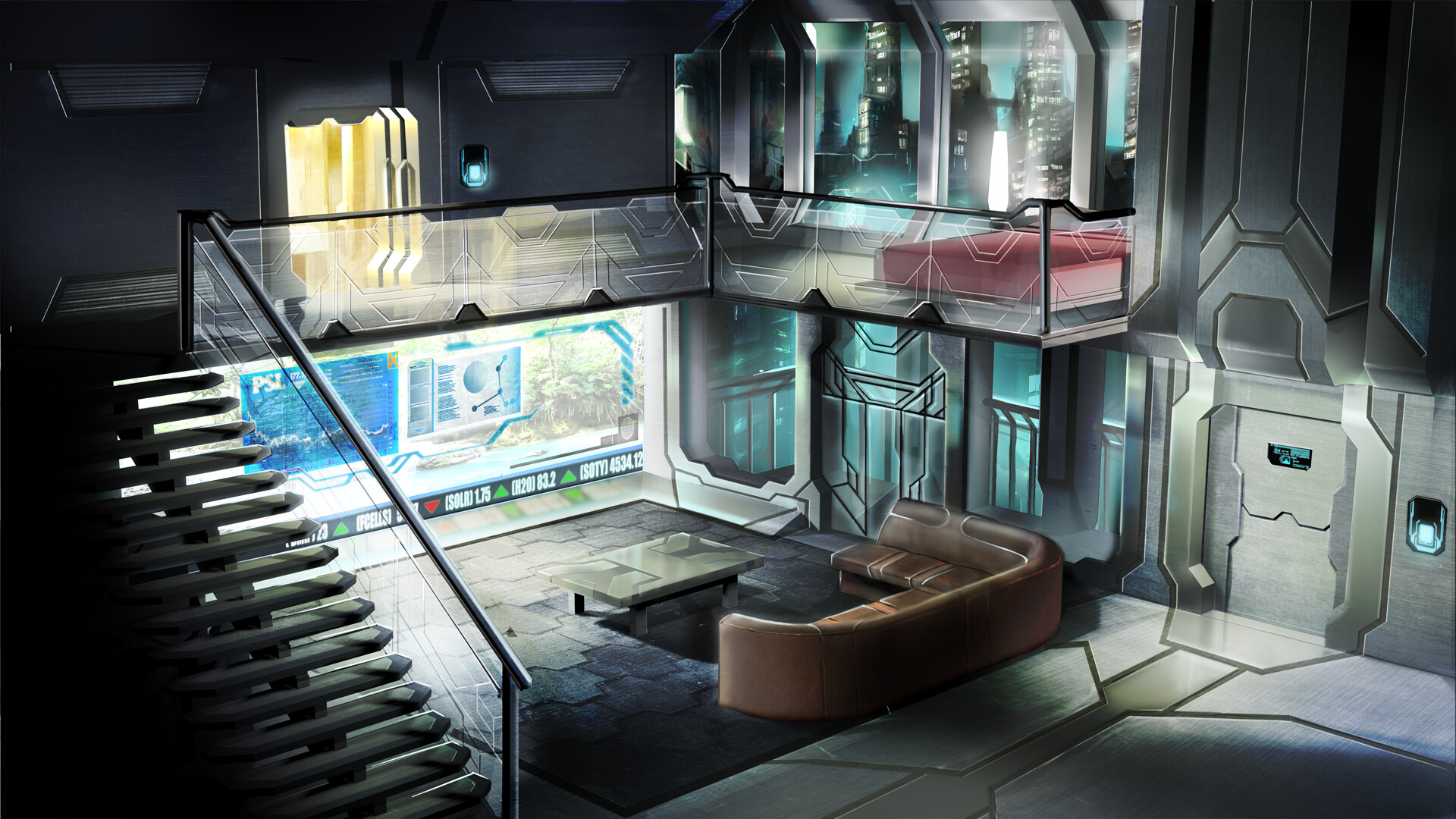 ArtStation - Small Off World Apartment