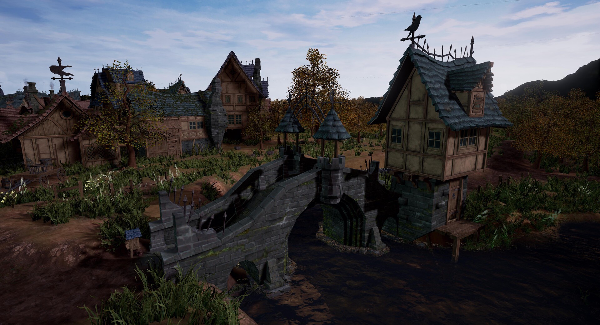 ArtStation - warhammer town -2016