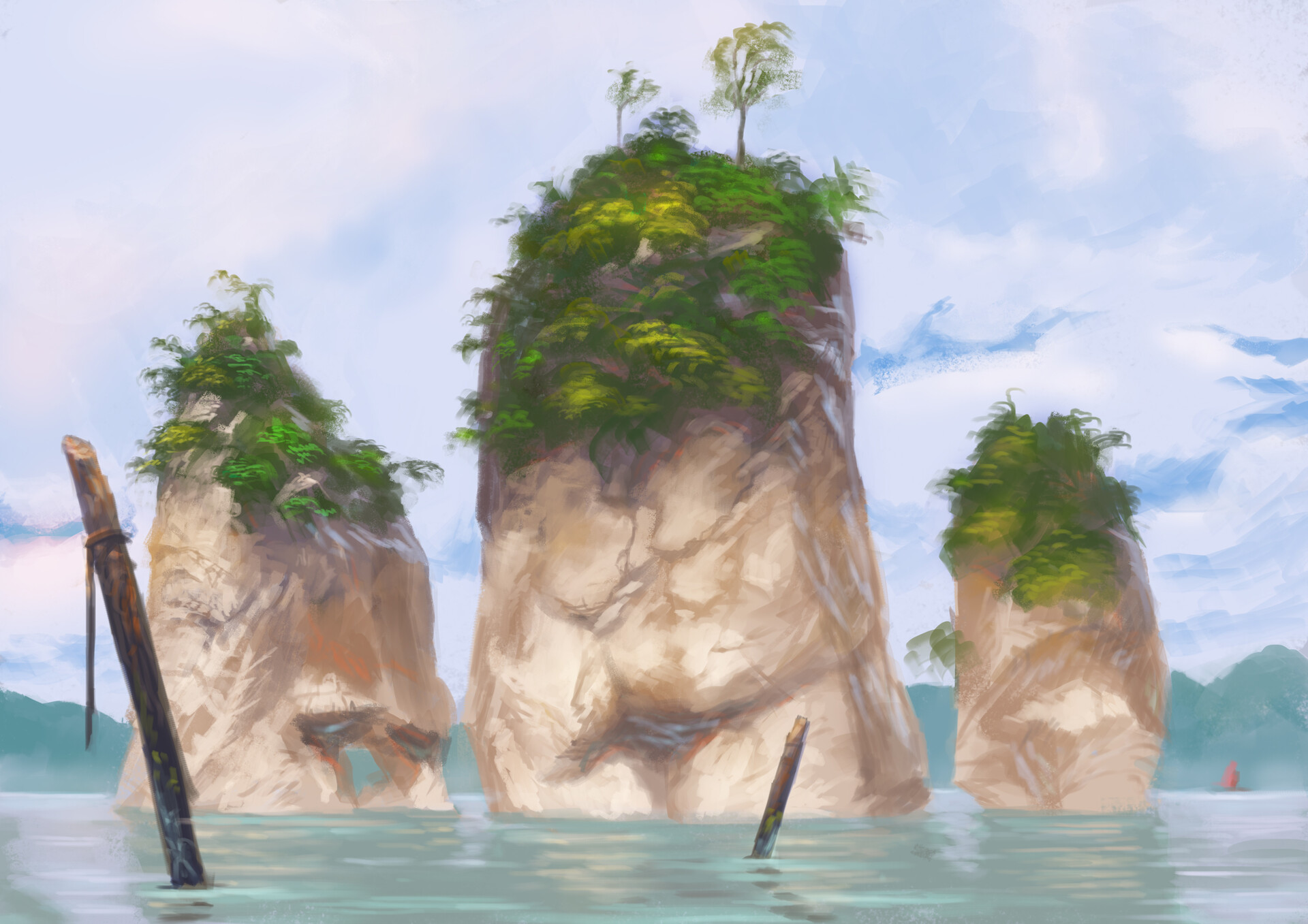 ArtStation - Landscape #009 Concept Art