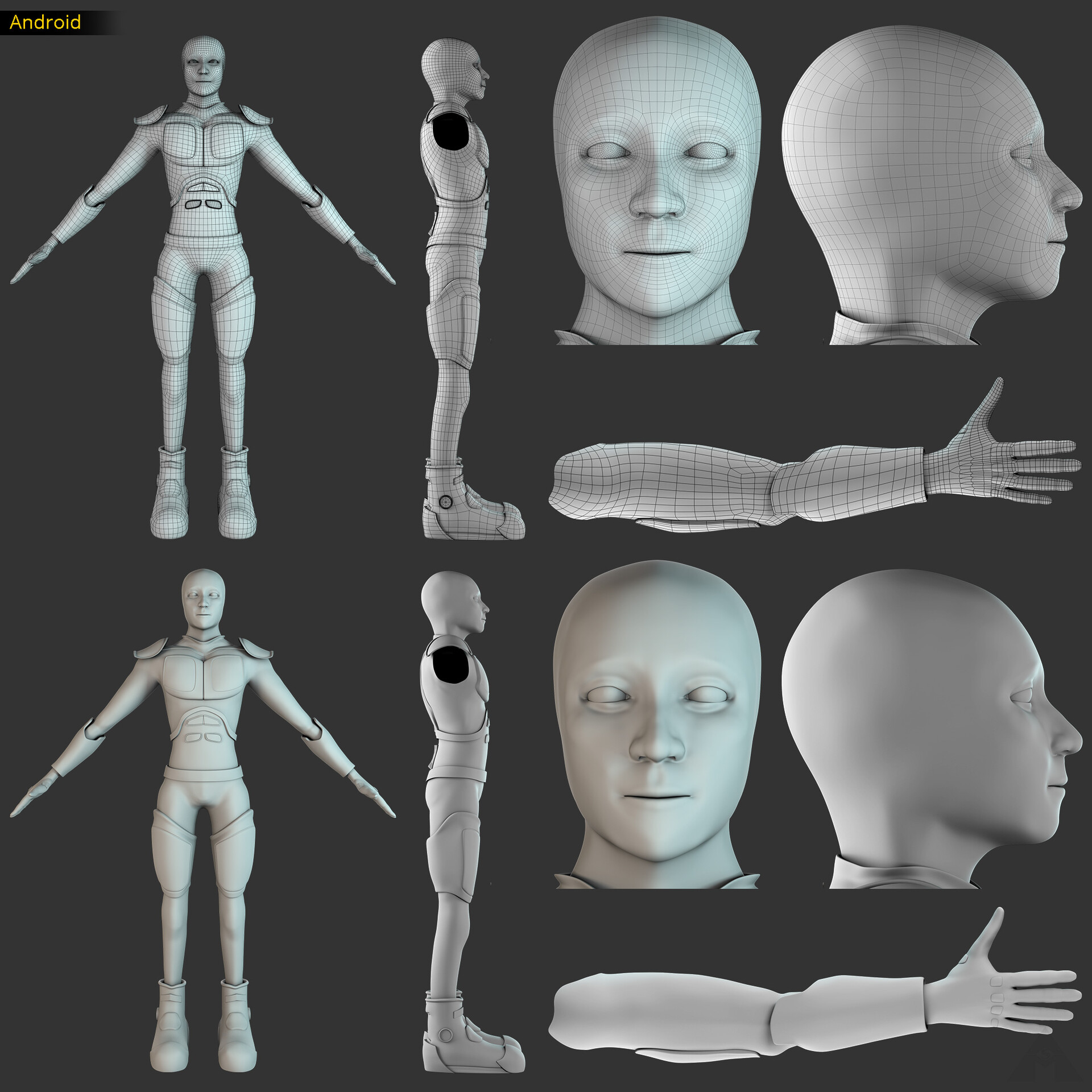 ArtStation - Android model