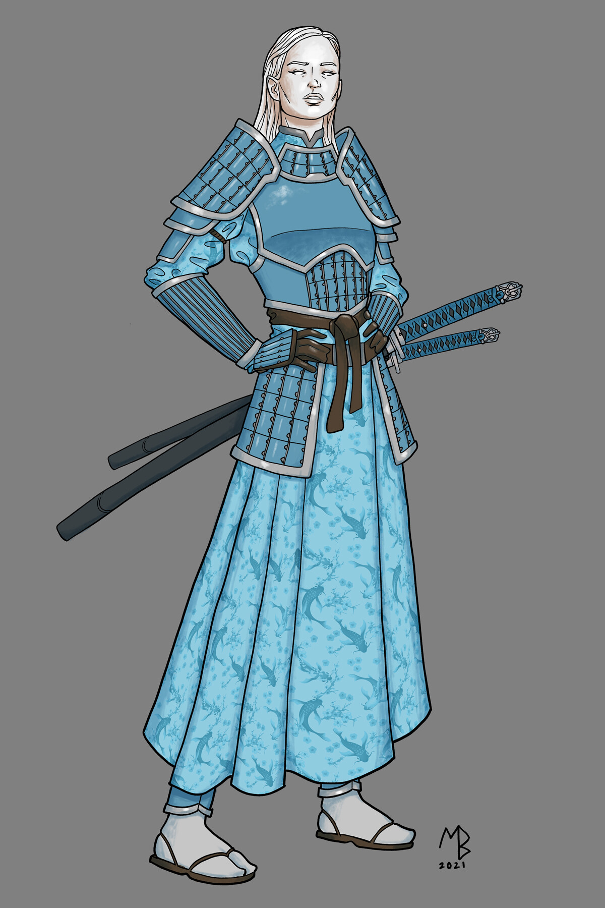 ArtStation - Niz Zai, Changeling Samurai