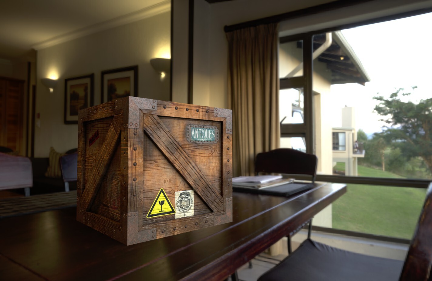 ArtStation - Vintage box model