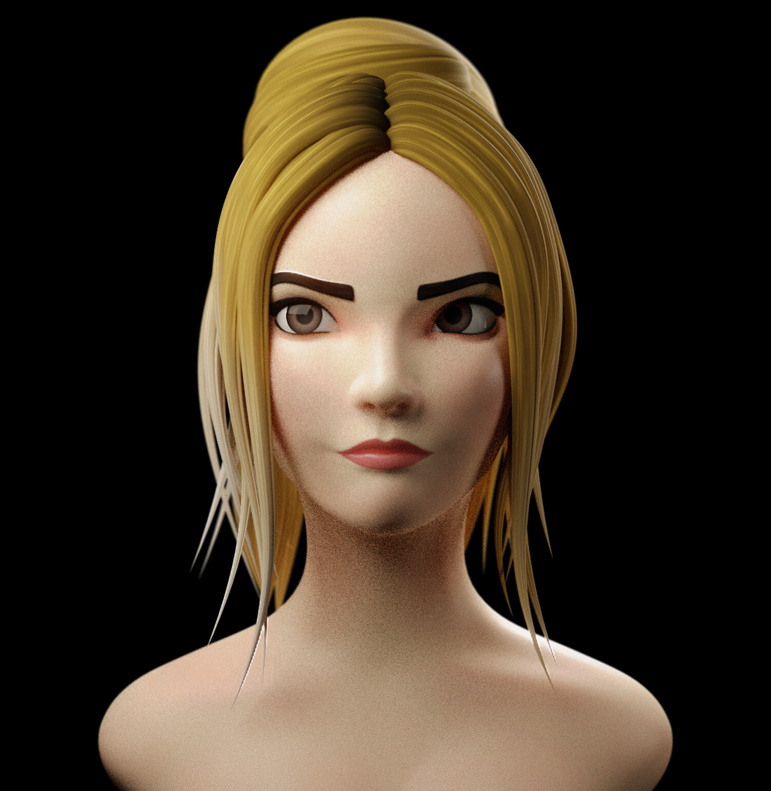 ArtStation - Anya Taylor-Joy - Sculping