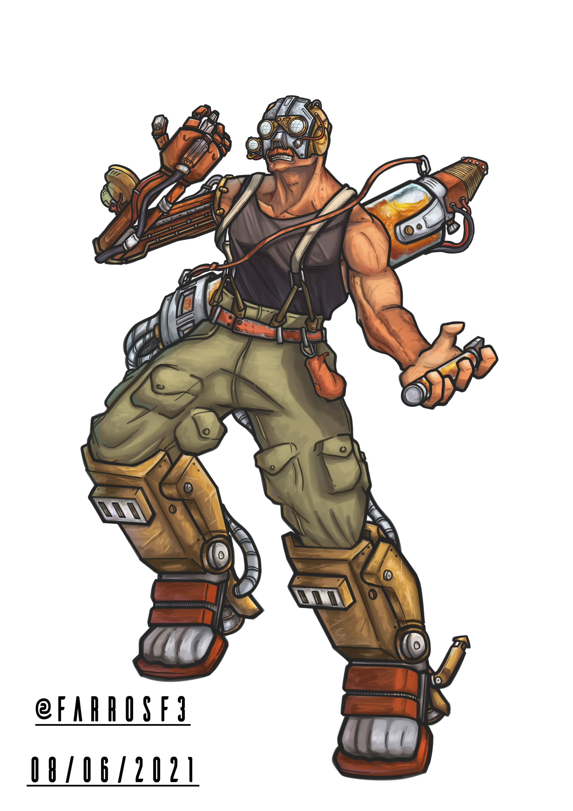 ArtStation - Steampunk Arsonist