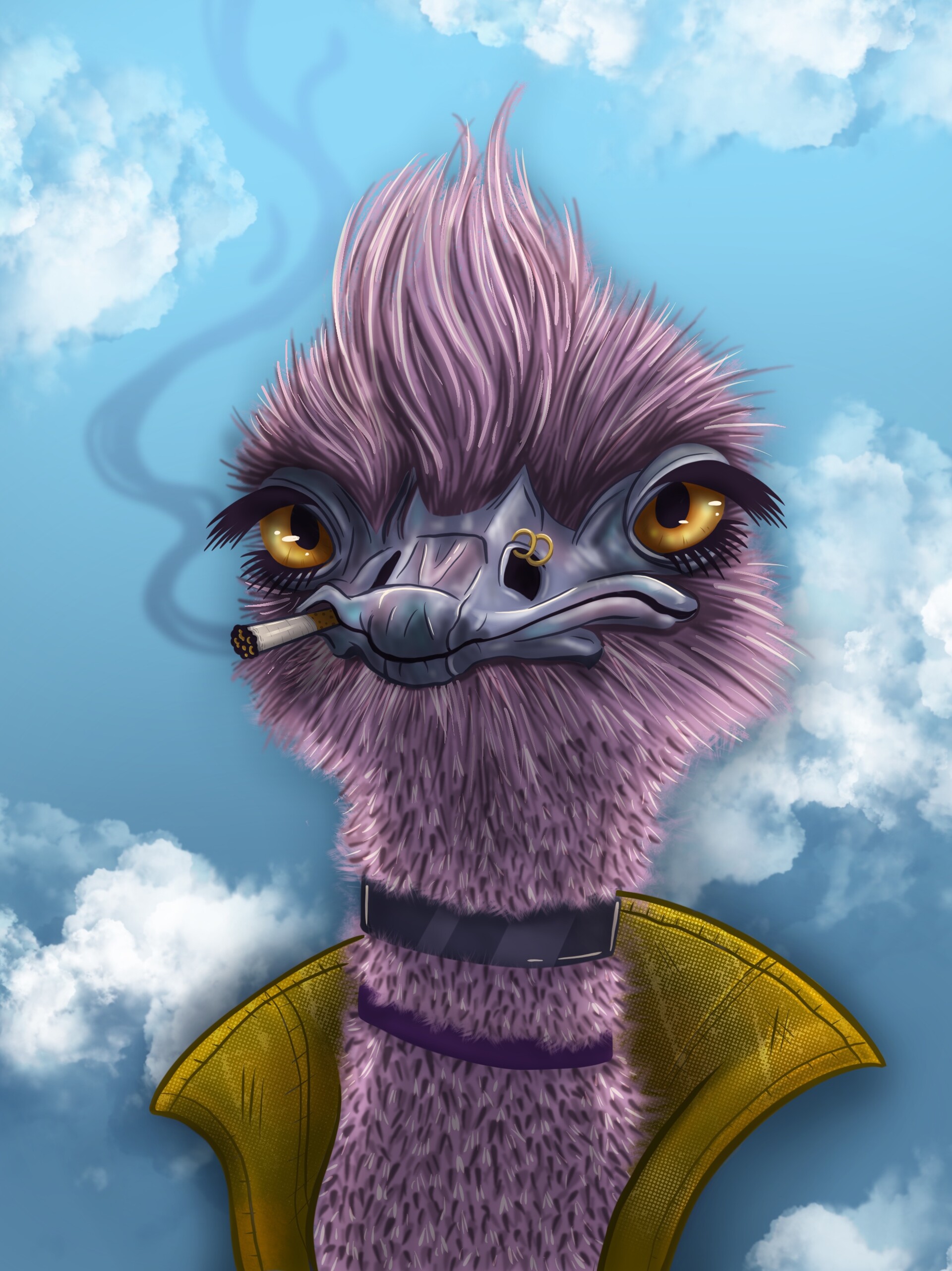 ArtStation - Punk bird