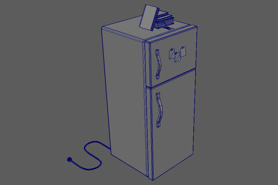 ArtStation - Refrigerator WIP