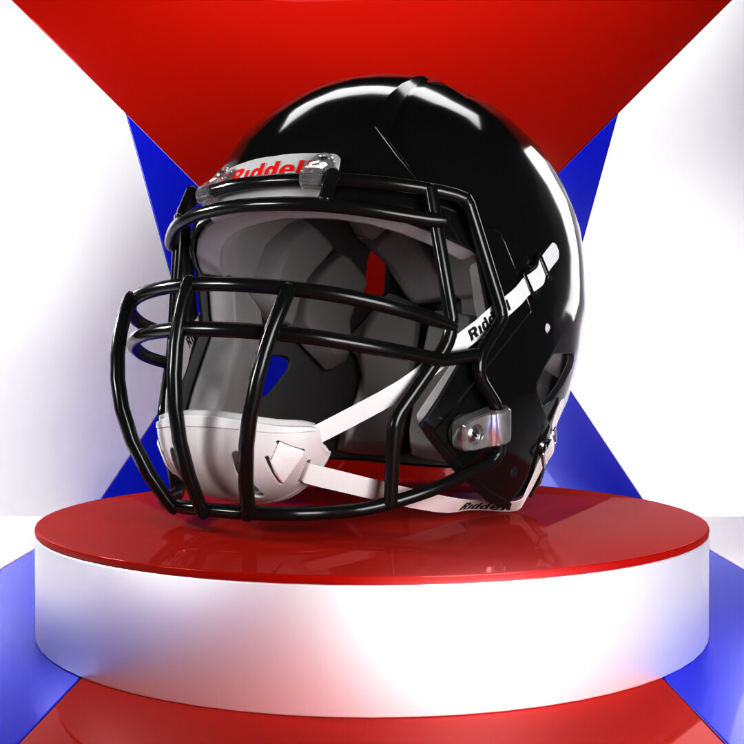 ArtStation - Football Helmet - Spase