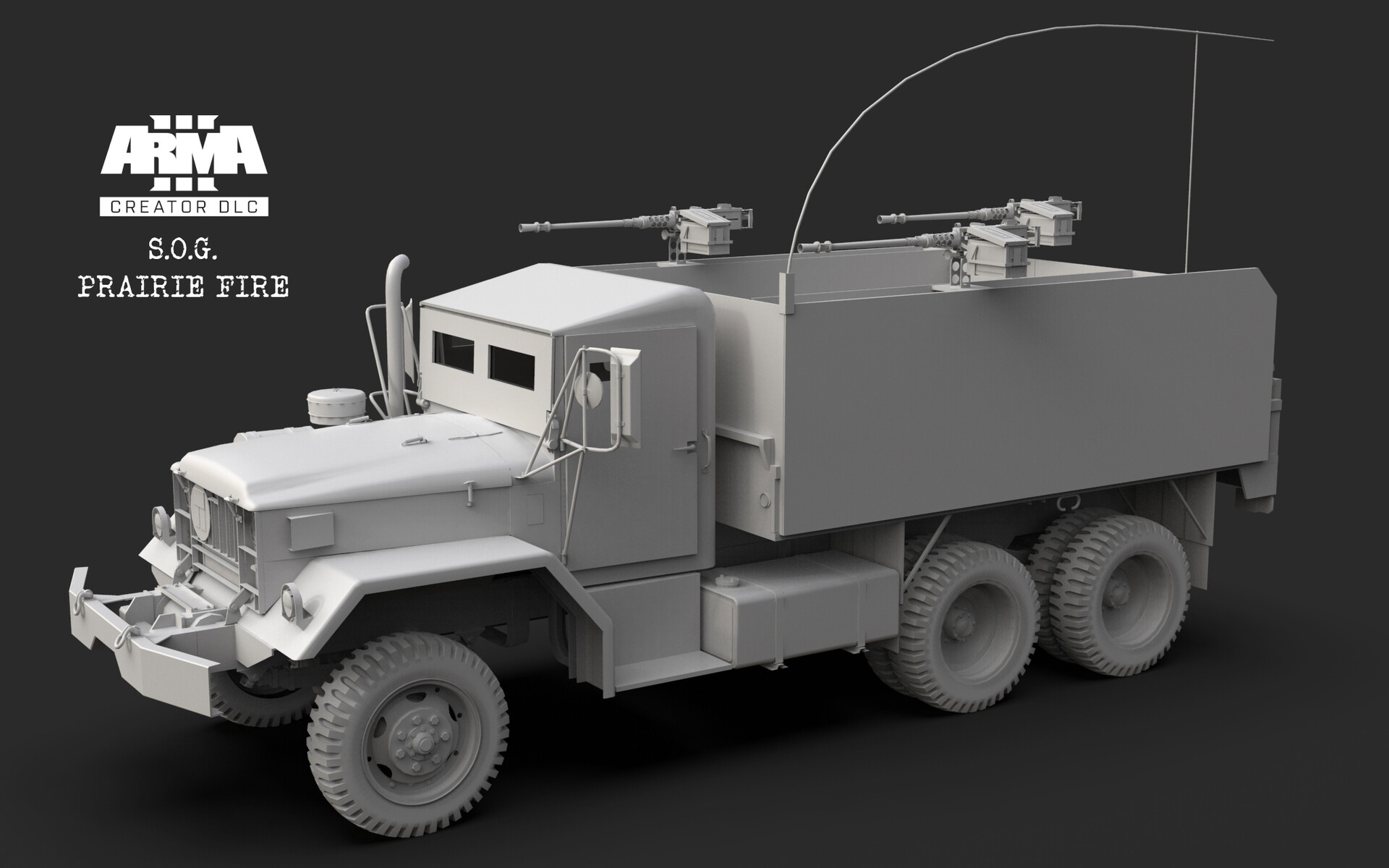 Diego Flores - Arma 3 Creator DLC: S.O.G. Prairie Fire - M54 Gun truck ...