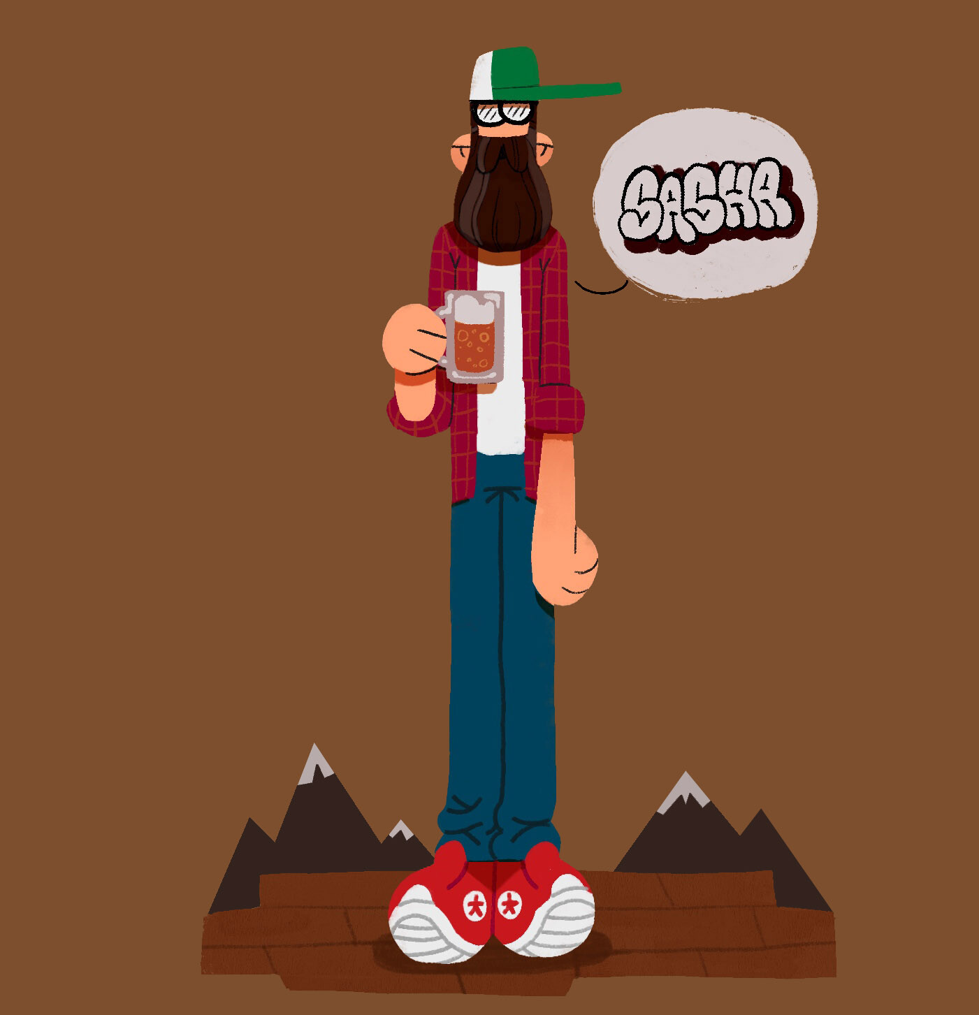 Sasha Sanfok - Ma friends artwork series