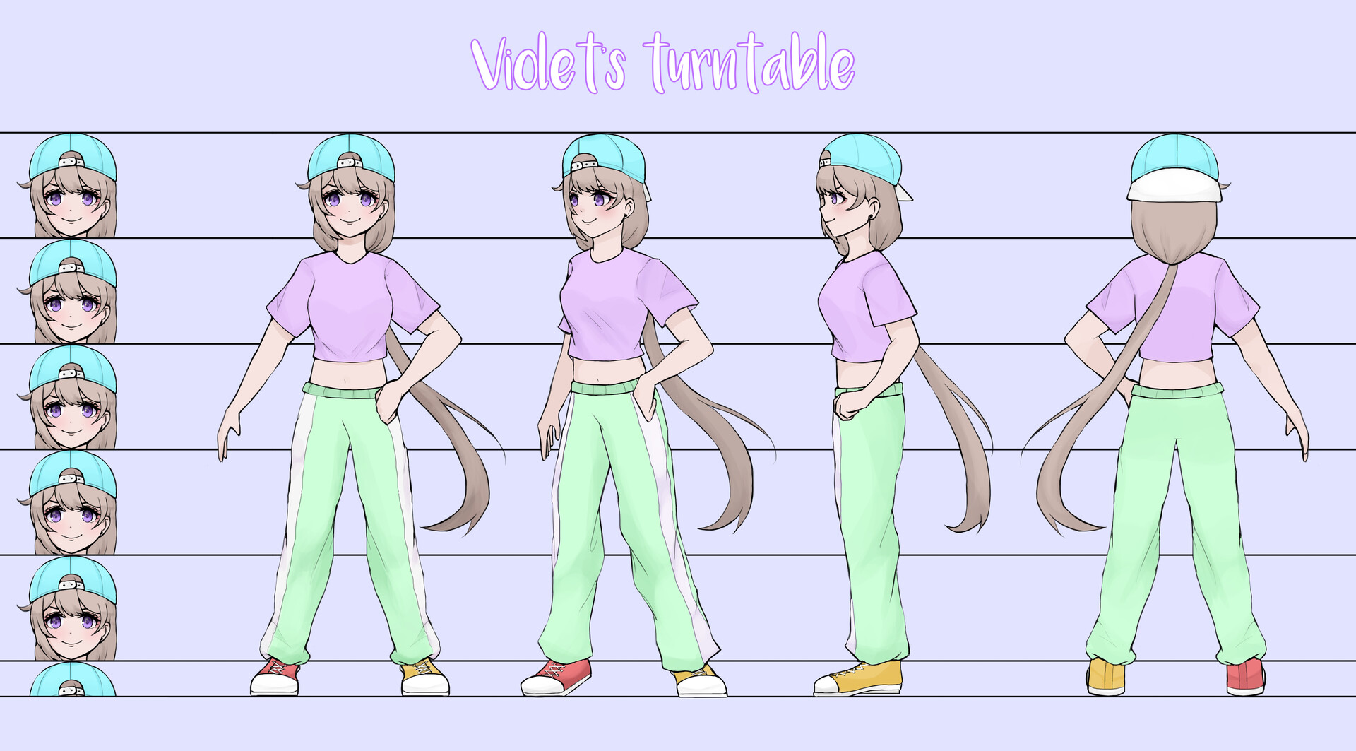 ArtStation - Violet: Dance outfit