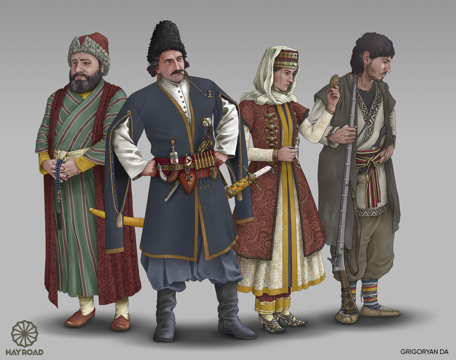 ArtStation - Armenians in the 18th century