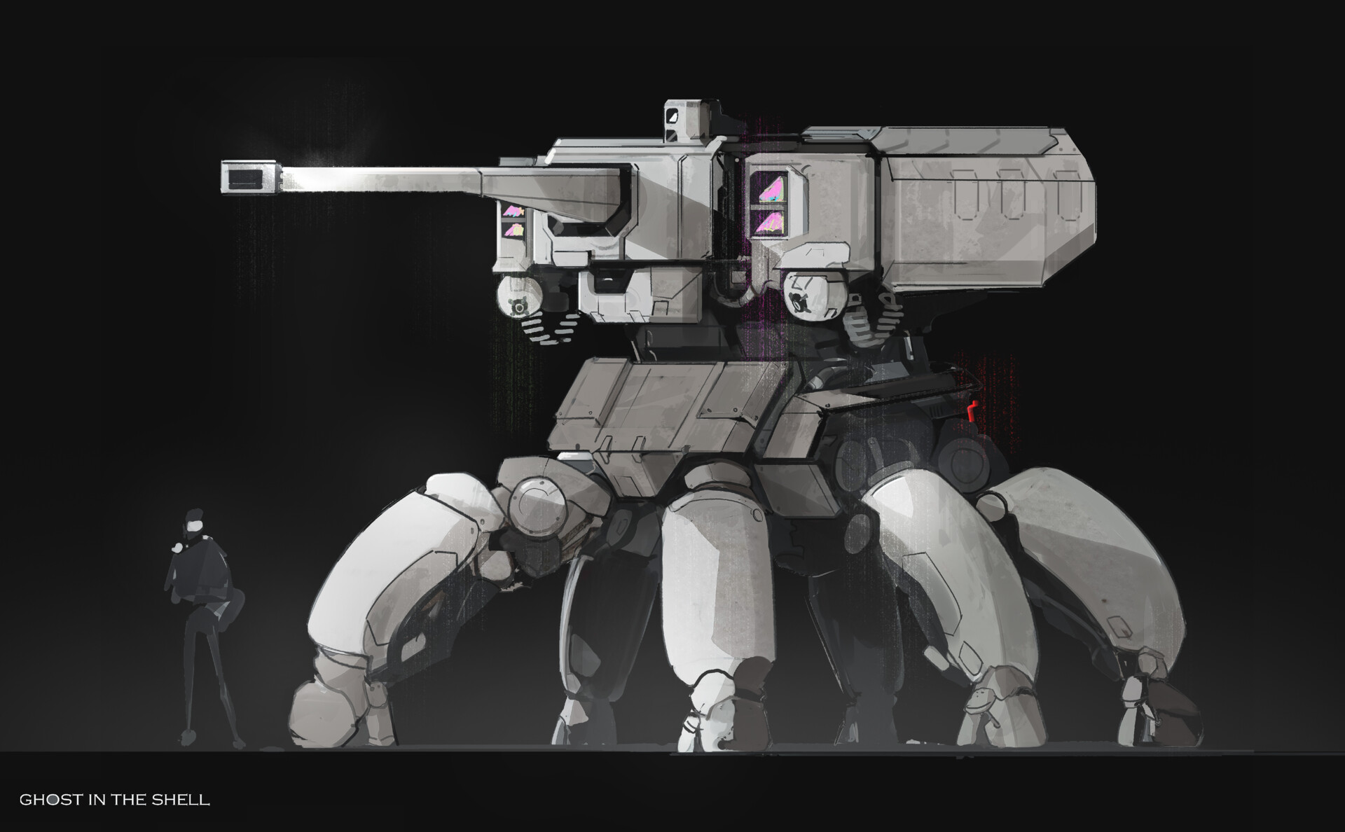 ArtStation - GHOST IN THE SHELL - Mech Tank