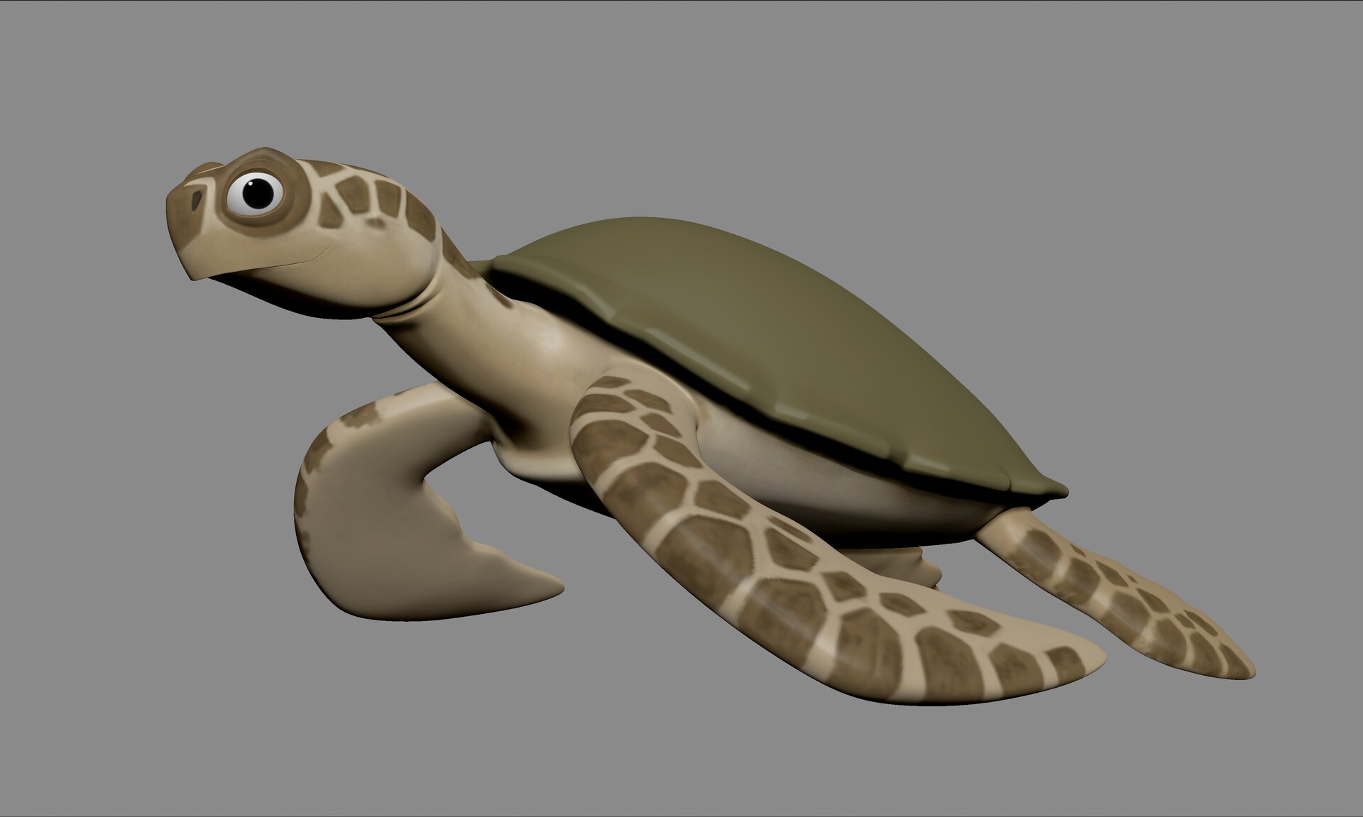 ArtStation - Little Sea Turtle from Moana.