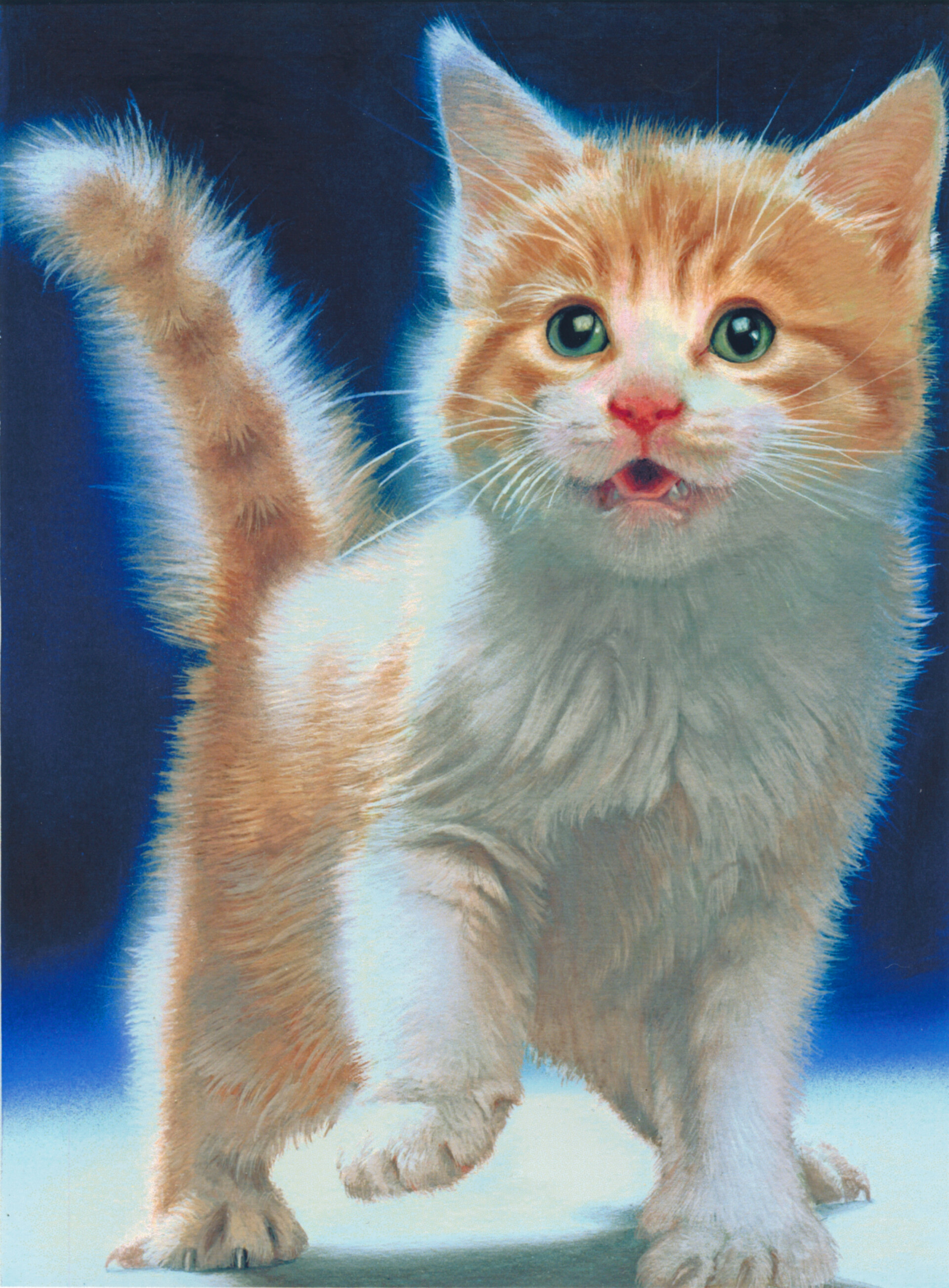 ArtStation - Kitten Painting