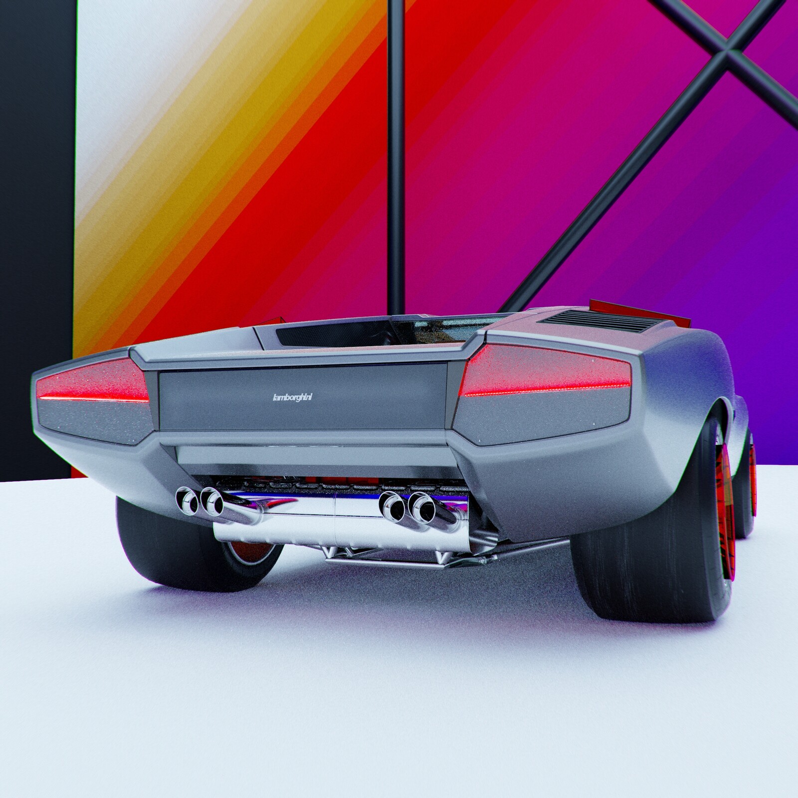 Broken Doodle - Lamborghini Countach LP 420