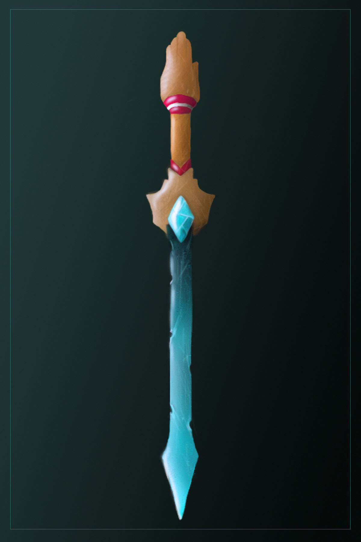 ArtStation - crystal sword