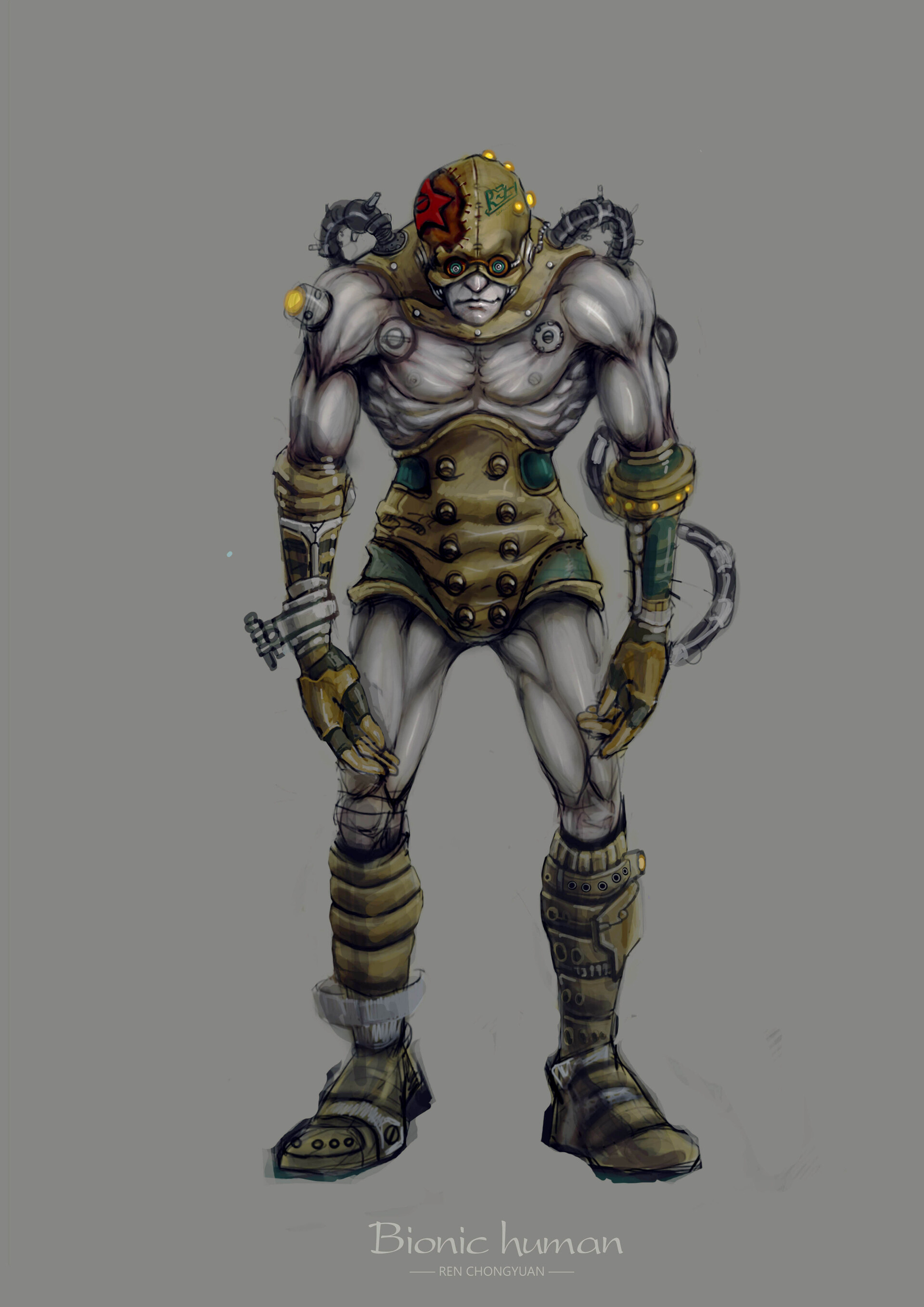 ArtStation - Bionic human 2008