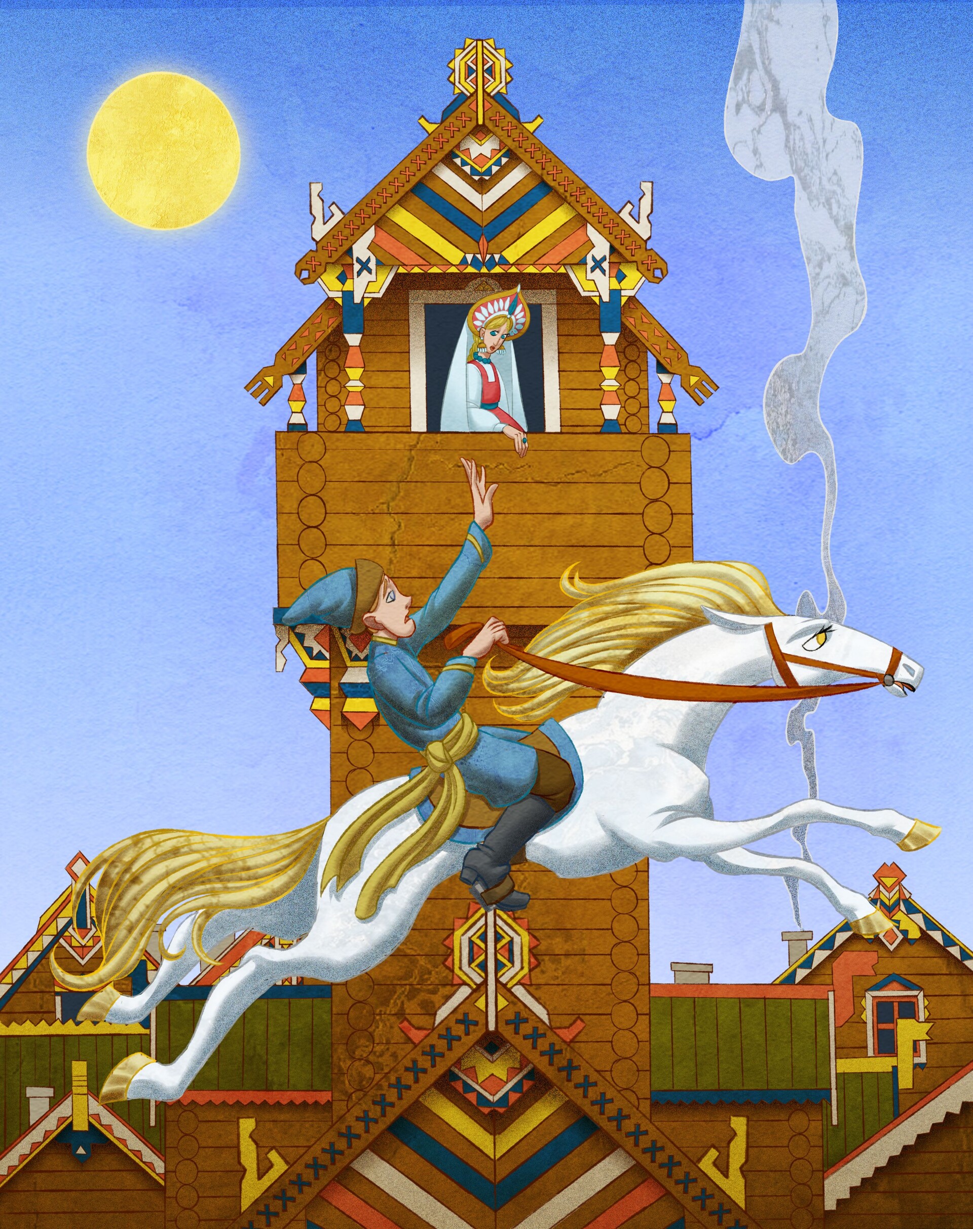 ArtStation - illustrations for Russian folk tales №6