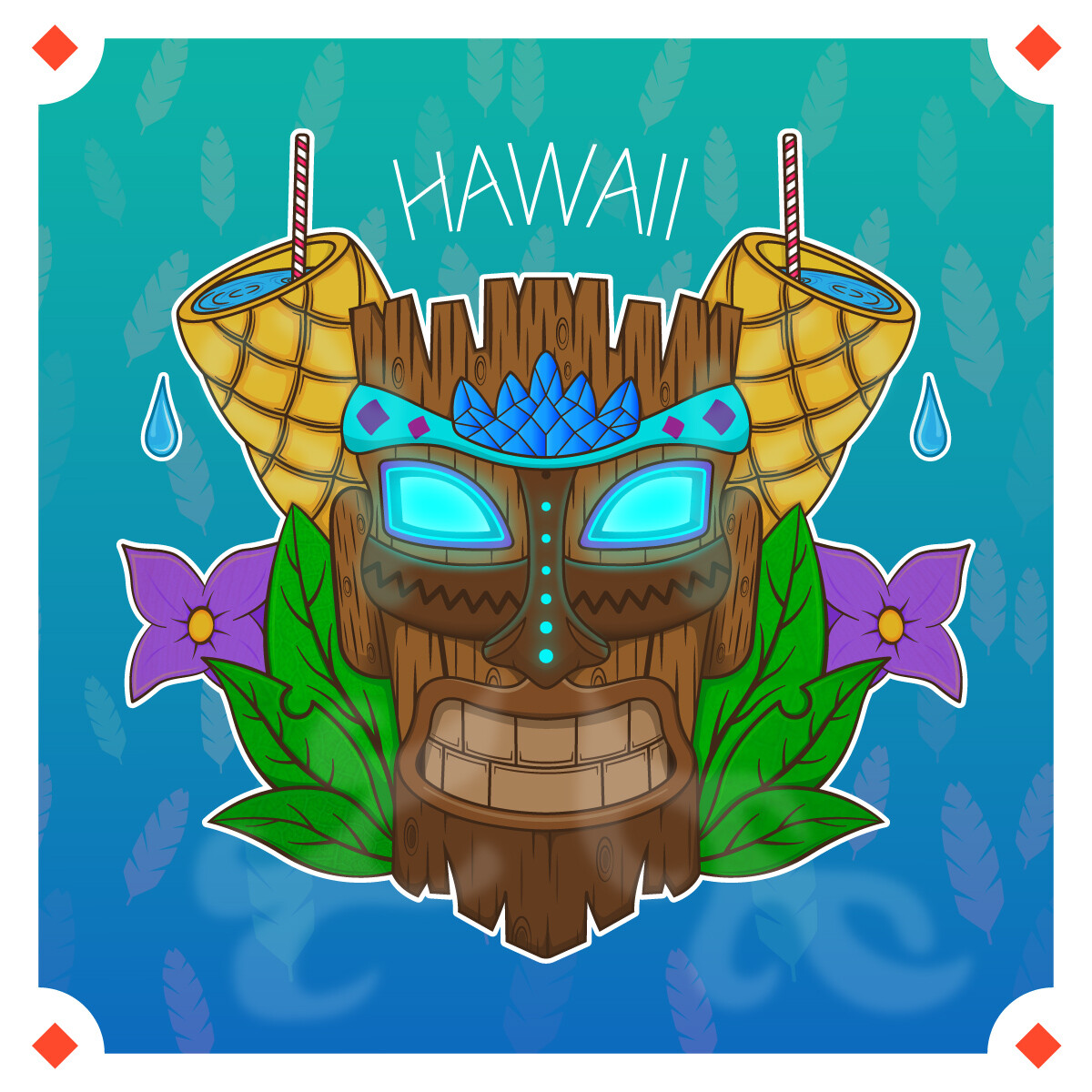 Juan David González Caicedo - Mask Hawaii Style