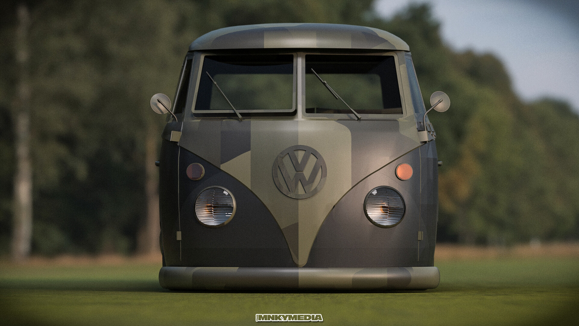 Luis Car Mono - BUG army VW T1 Kombi