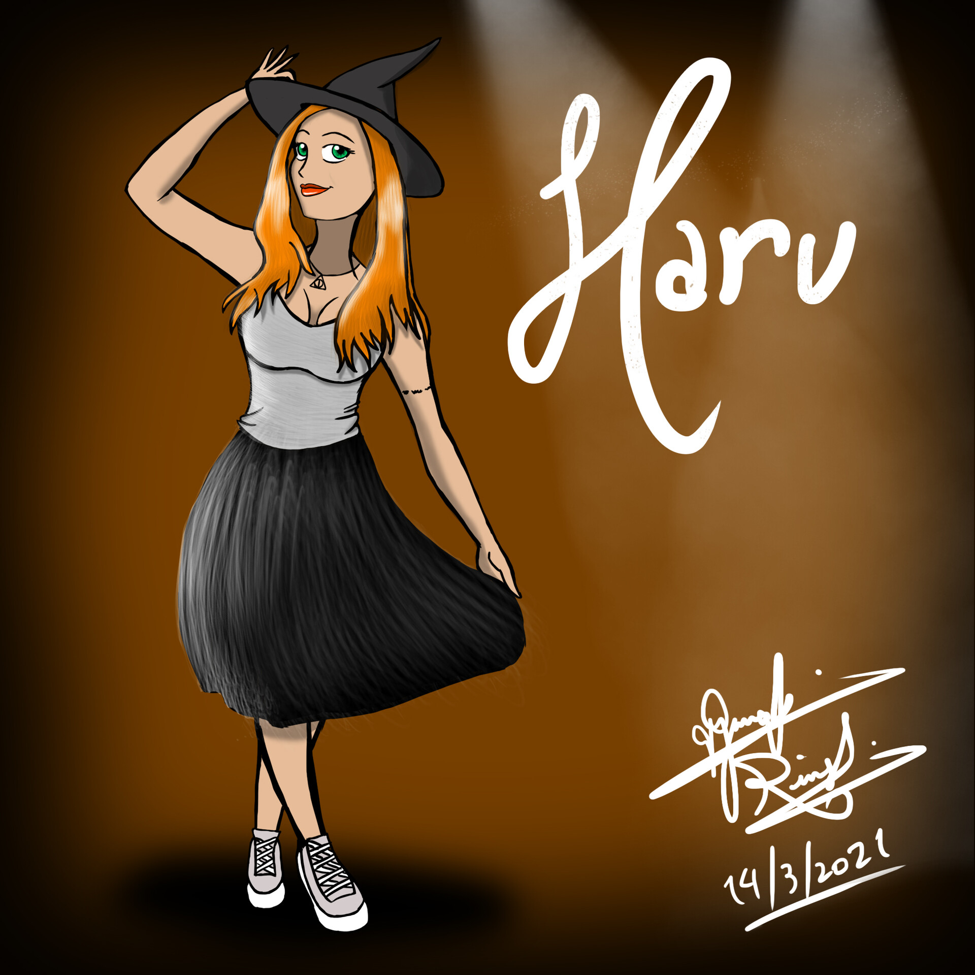 ArtStation - Streamer: Haru (Birthday Gift)