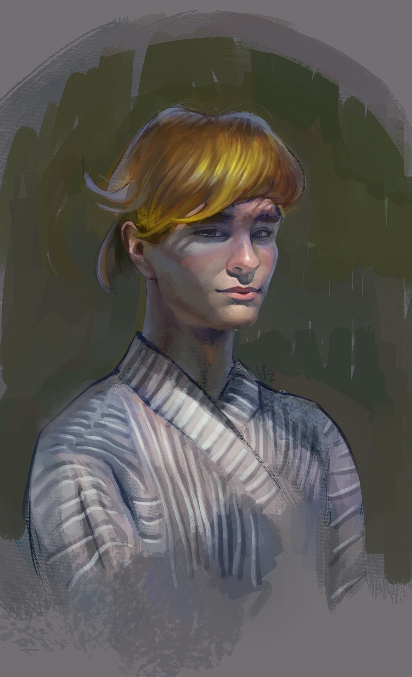 ArtStation - sun boy portrait