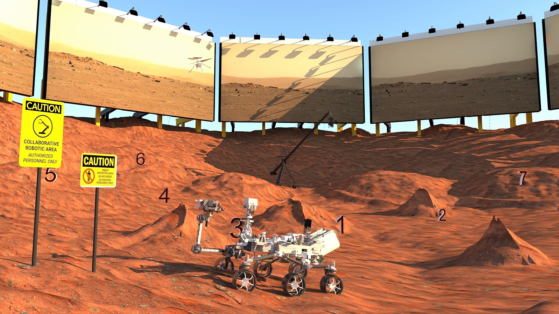 ArtStation - 3D art design for mars area on the earth 3D max and Unreal ...