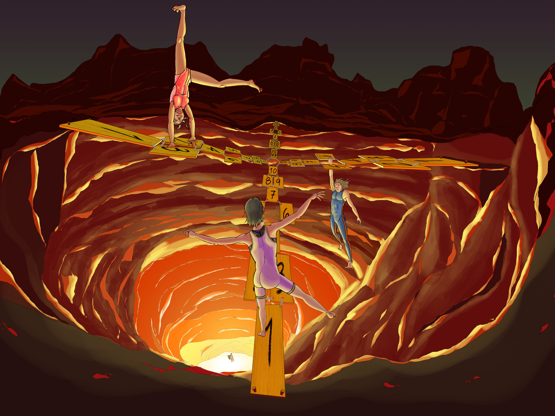 ArtStation - Extreme Hopscotch