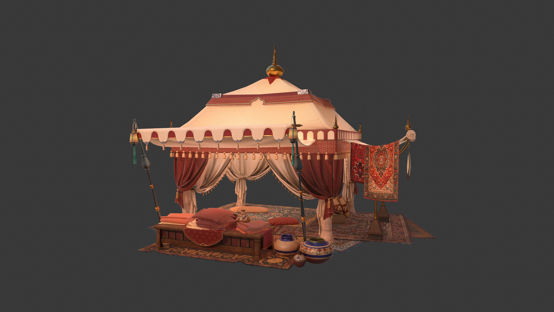 Sarah Malcom - Arab Merchant Tent