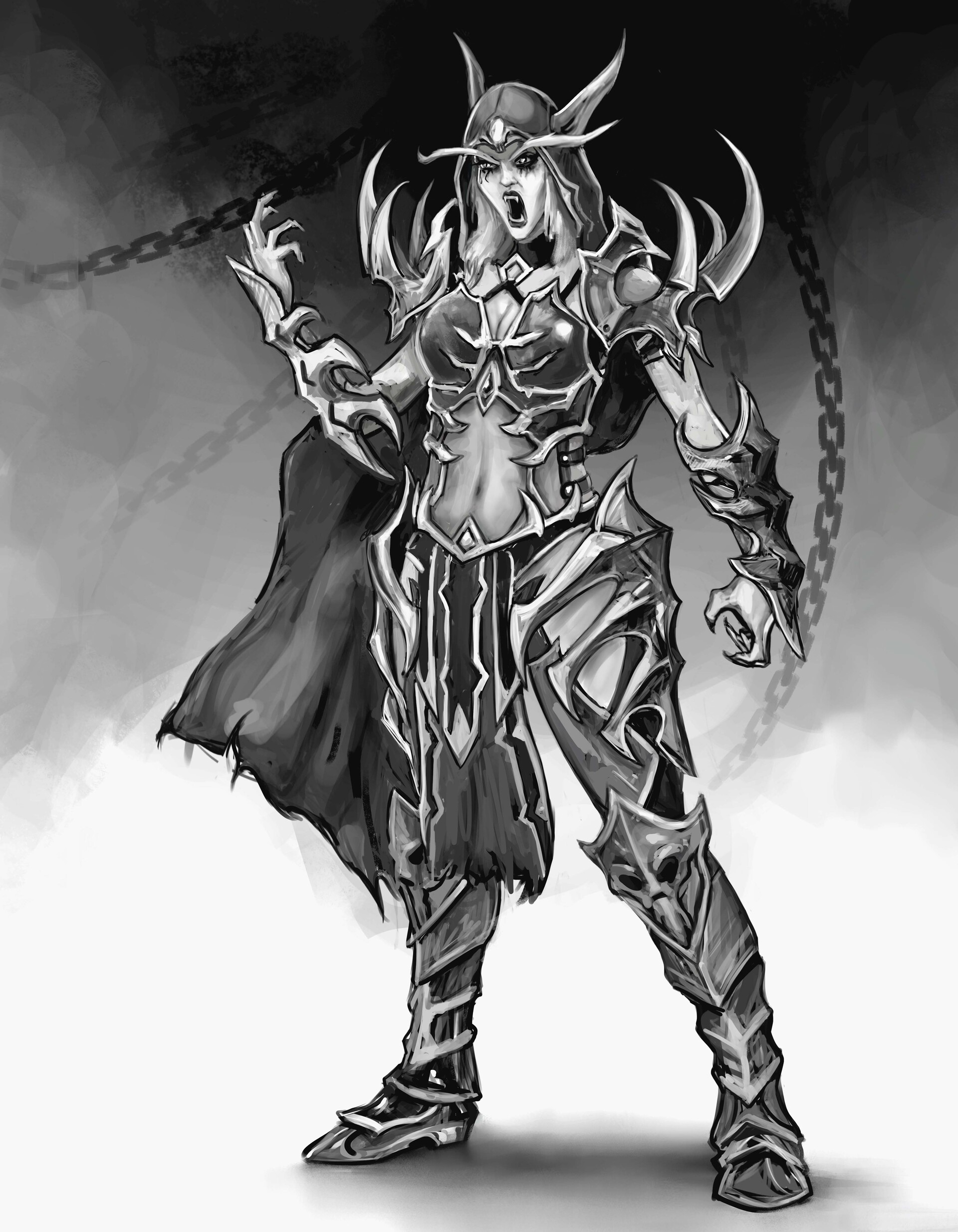ArtStation - Sylvanas Banshee Queen