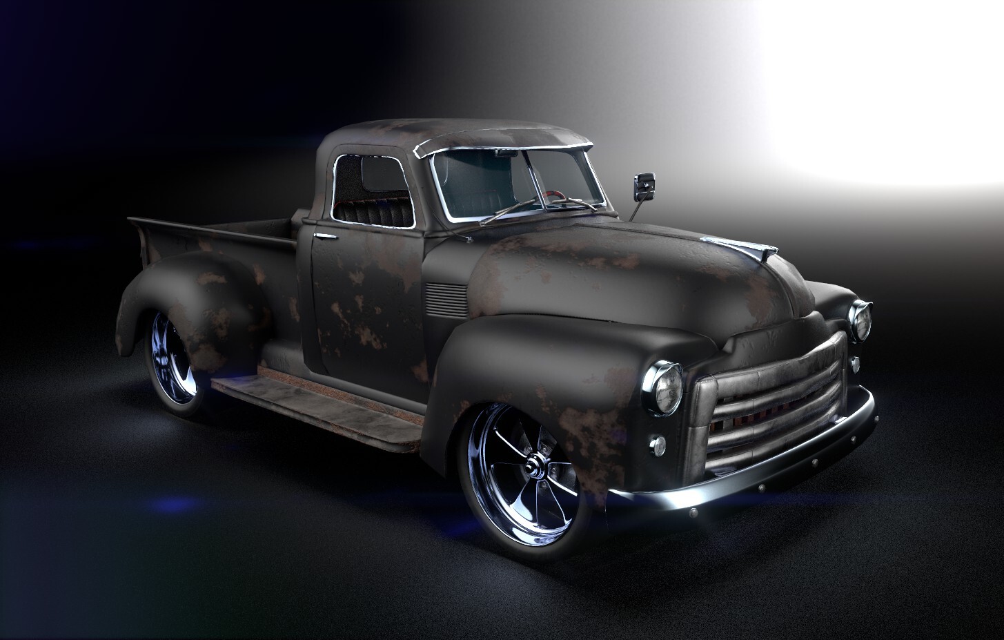 ArtStation - Rat Rod Truck Game Ready