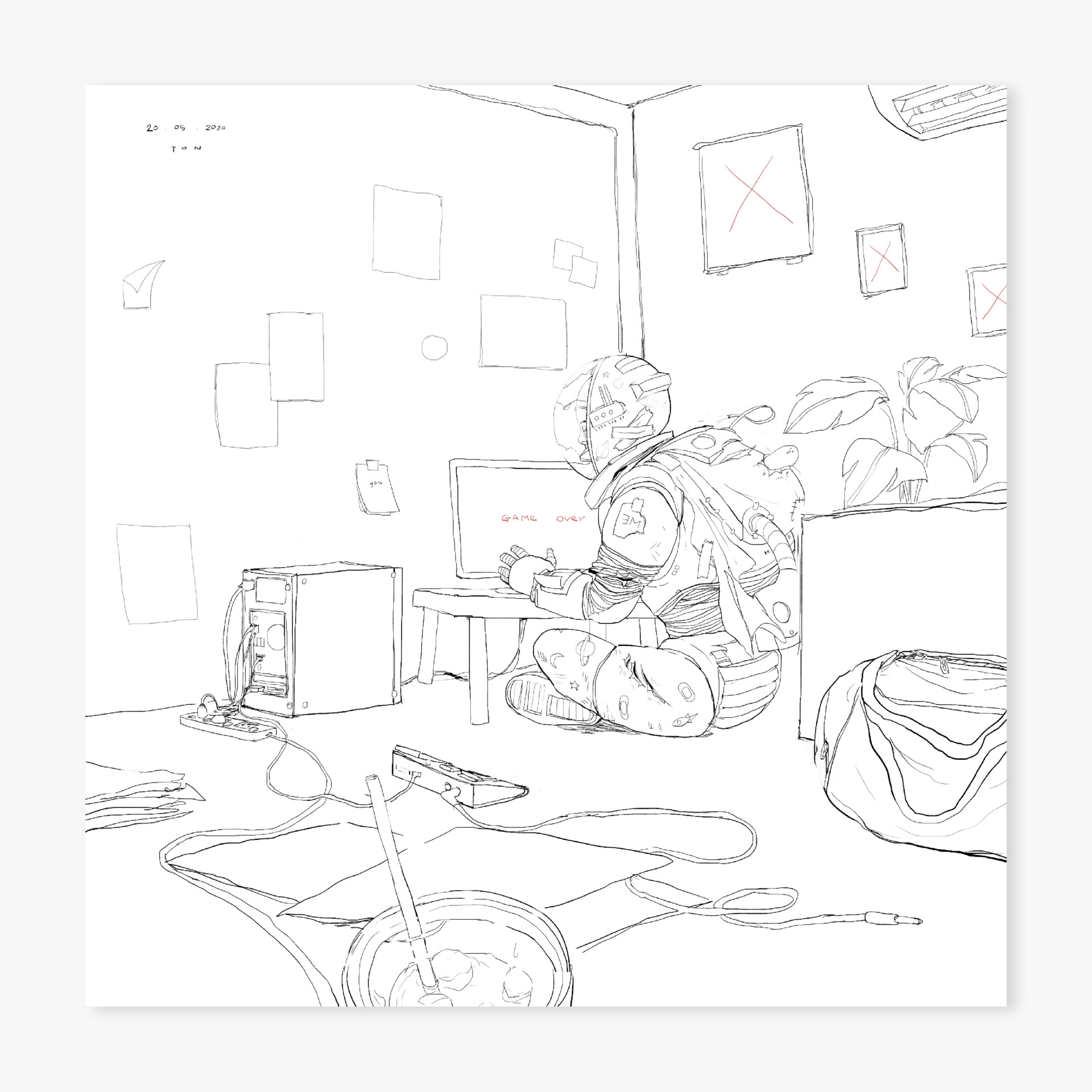 ArtStation - Game over.