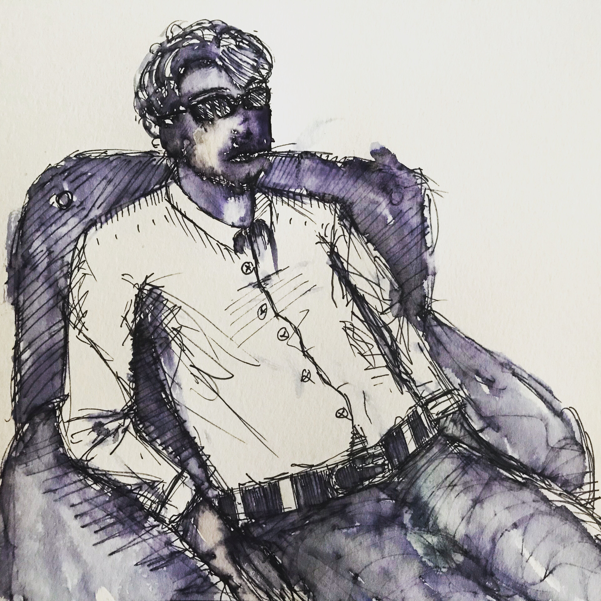 ArtStation - Lounging Man