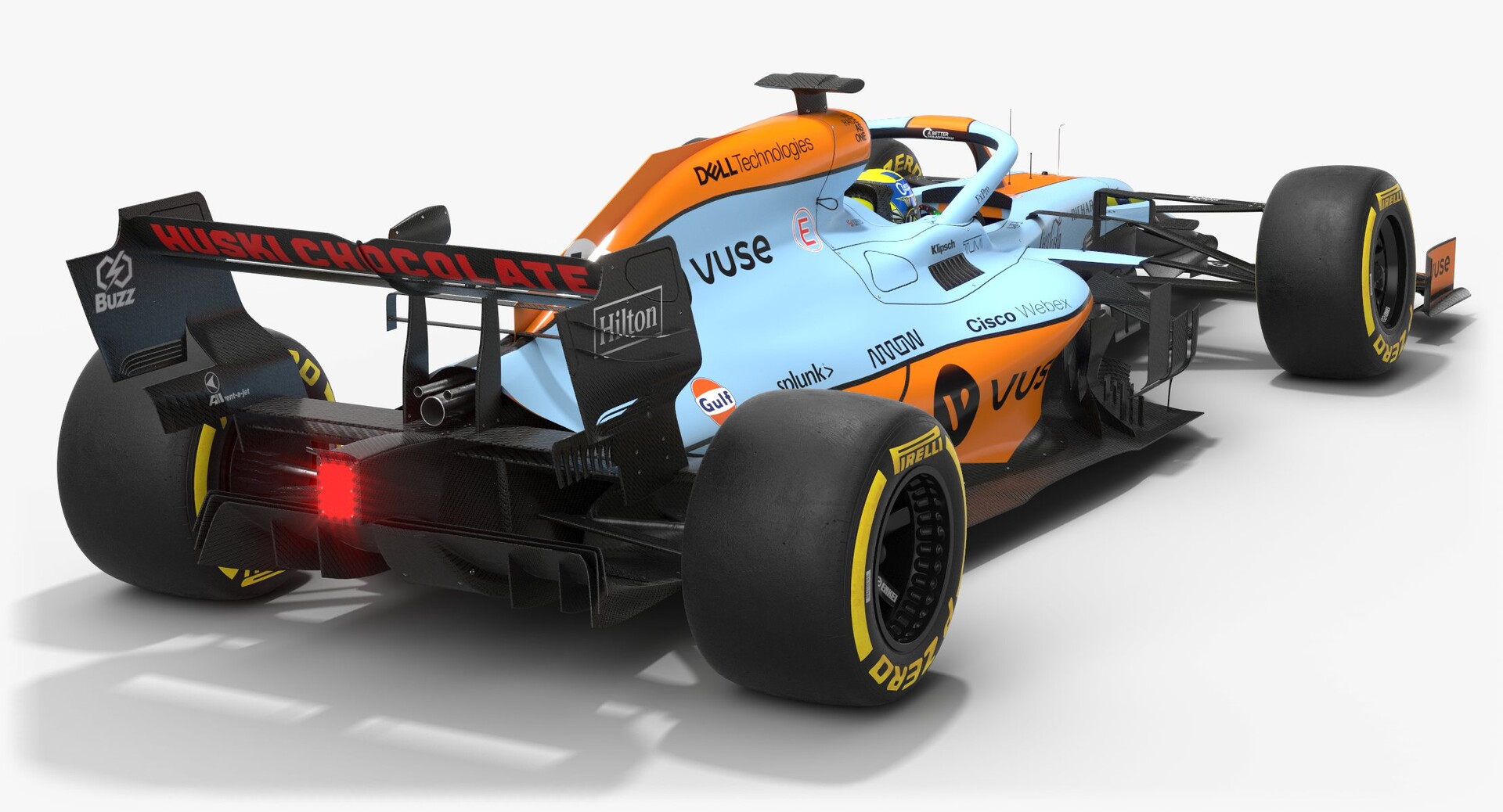 OpticalDreamSoft - McLaren F1 2021 MCL35M Formula 1 Monaco Livery 3D model
