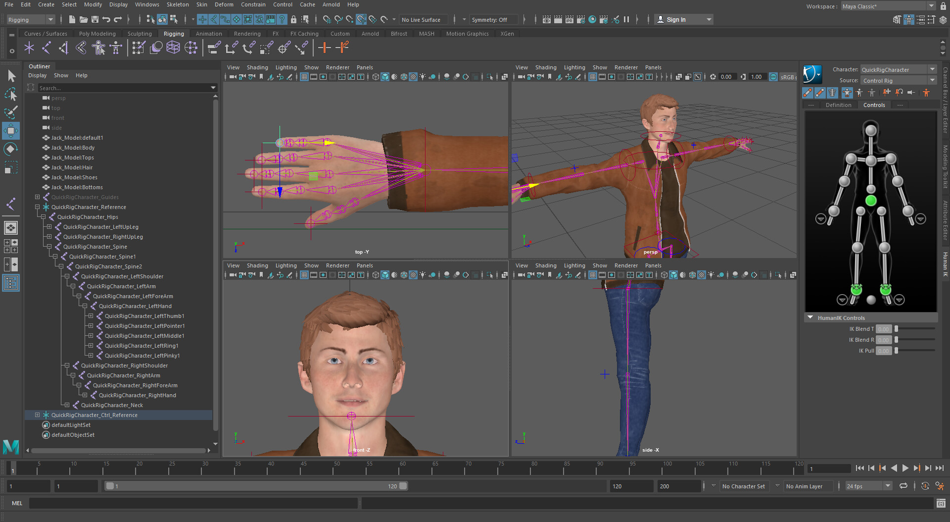 ArtStation - Character Rigging in Maya
