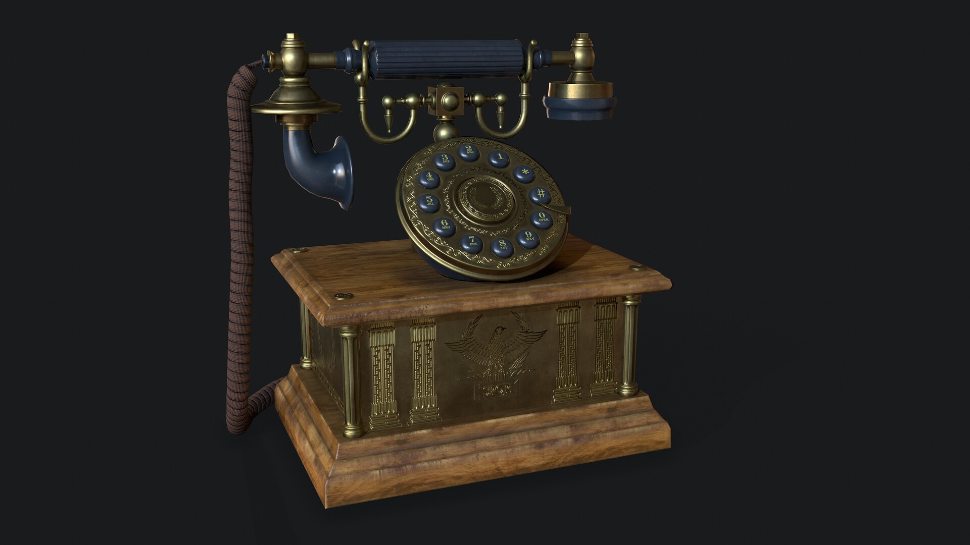 ArtStation - Vintage Telephone